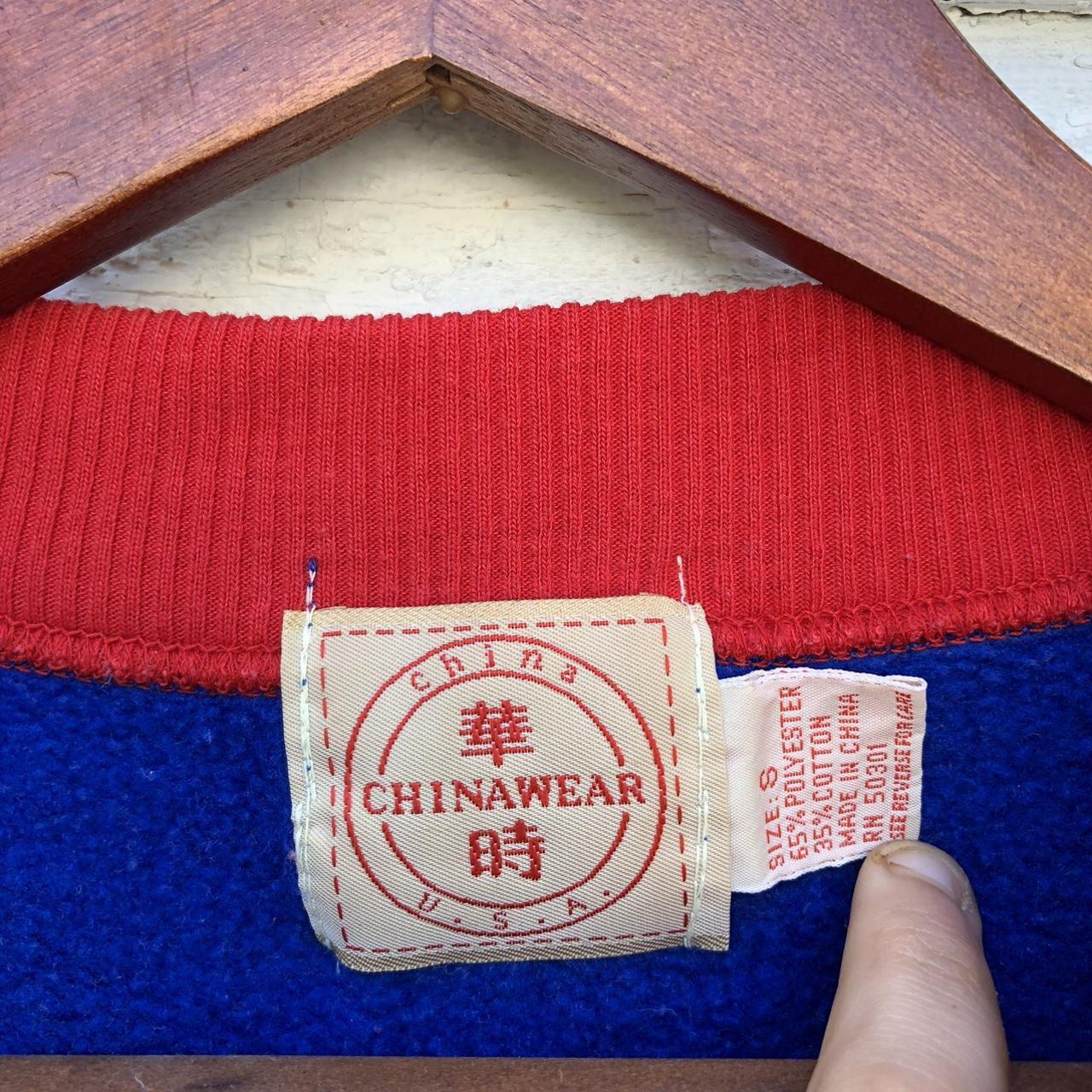 Vintage 3 Tone Color Block Crewneck Sweater... - Depop