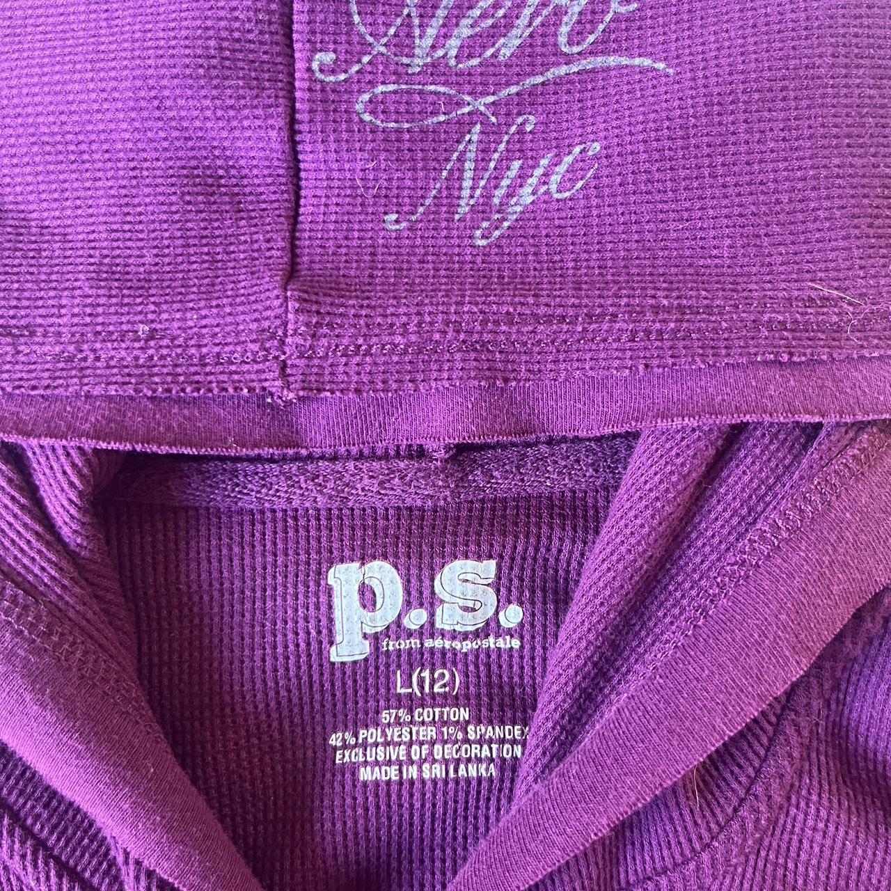 Small purple zip up perfect condition - Depop