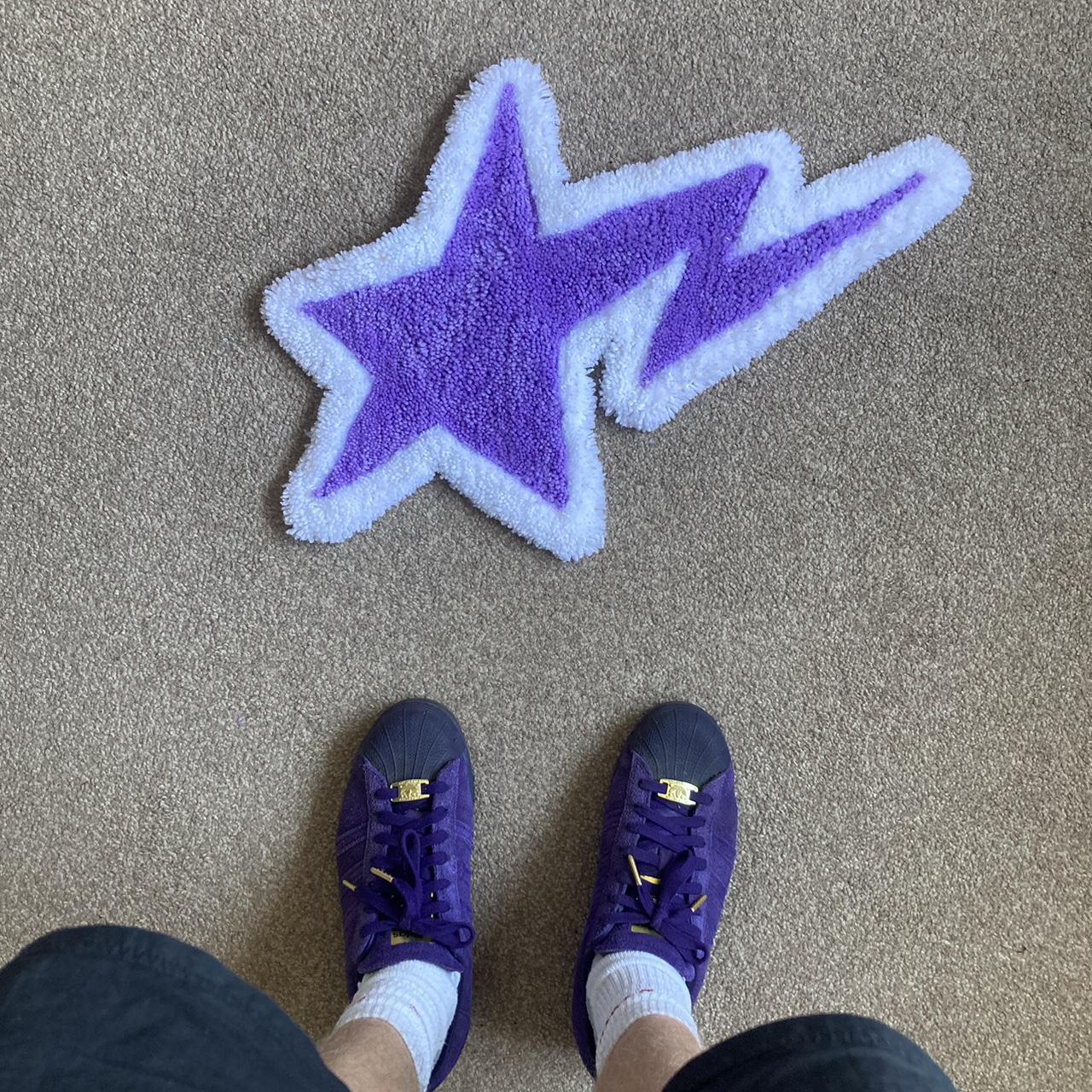 BAPESTA CUSTOM TUFTED RUG 23.5 inch by 15.5... - Depop