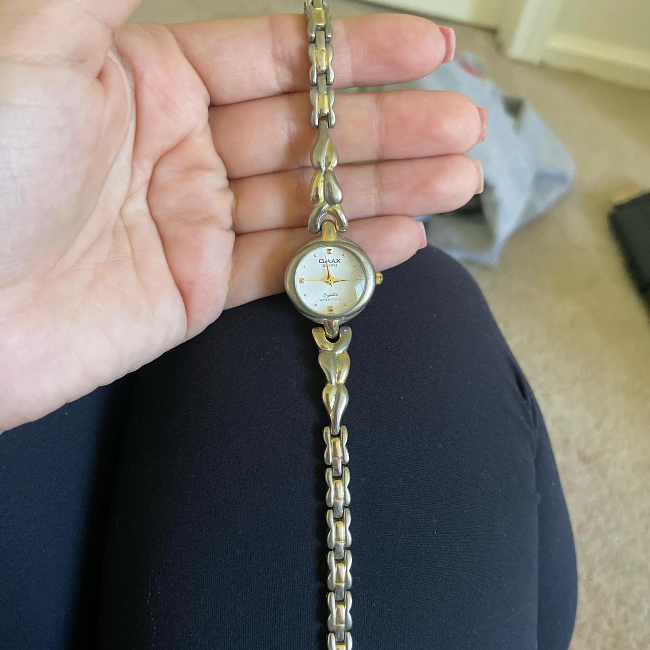 QMAX Gold and silver vintage watch! Length is 7.5! - Depop