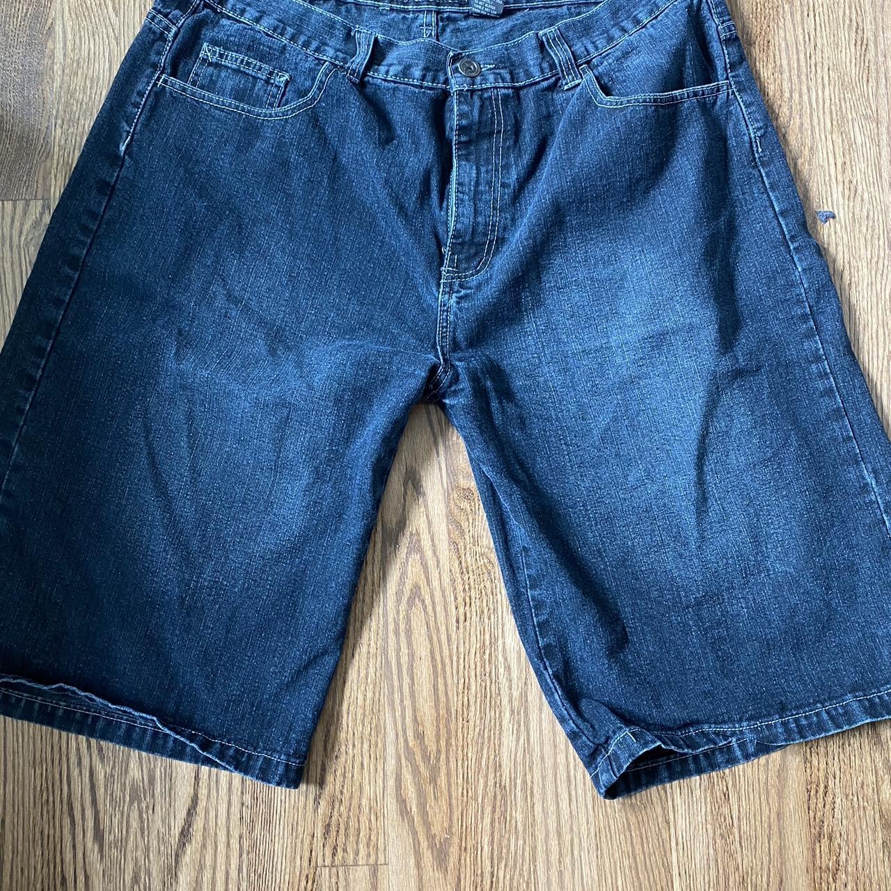 True Rock Baggy Jorts Sort of black/navy color... - Depop