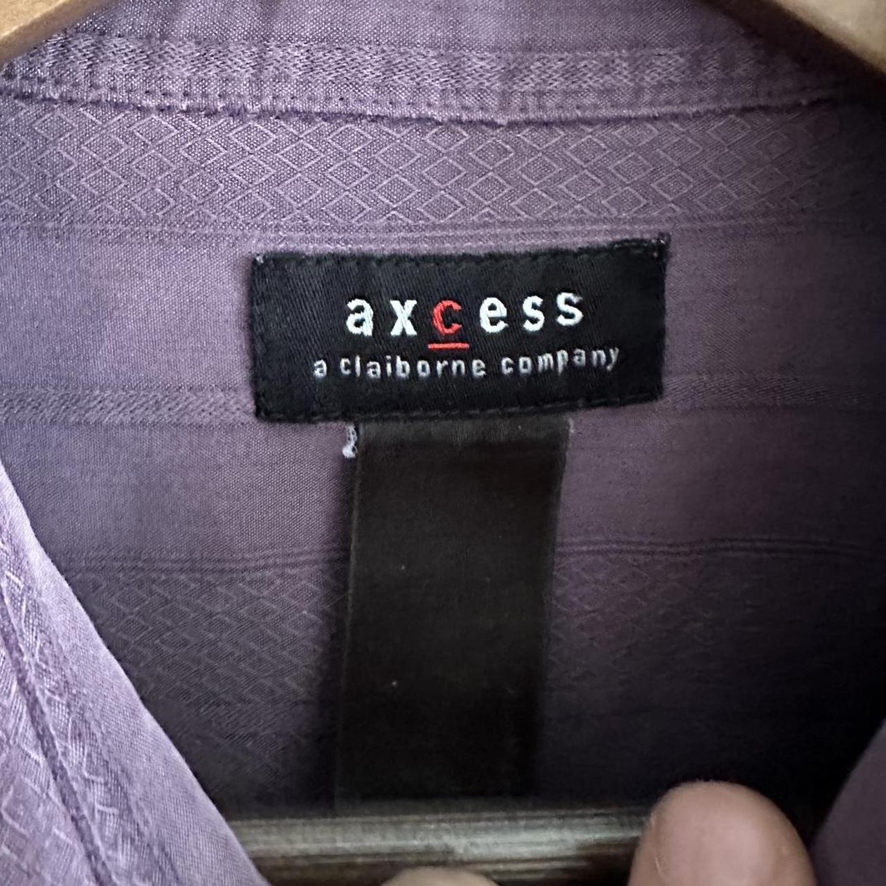 Boxy Purple short sleeve button up shirt | Depop