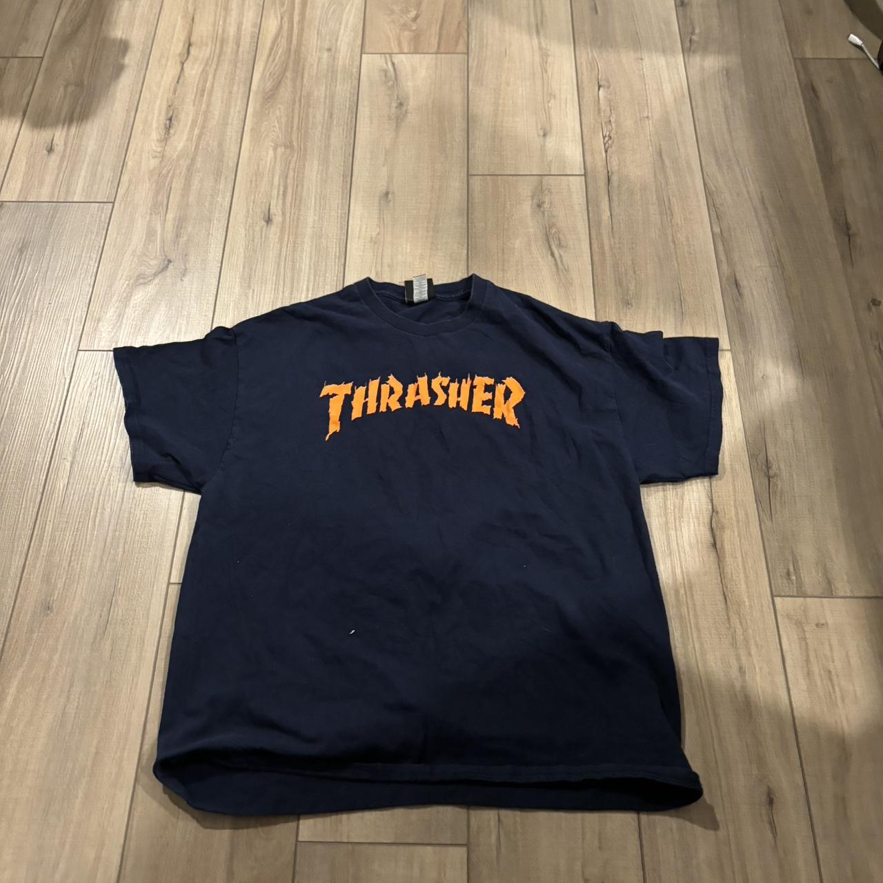 THRASHER TUFF SHIRT #Thrasher #tuff #drip #fire - Depop