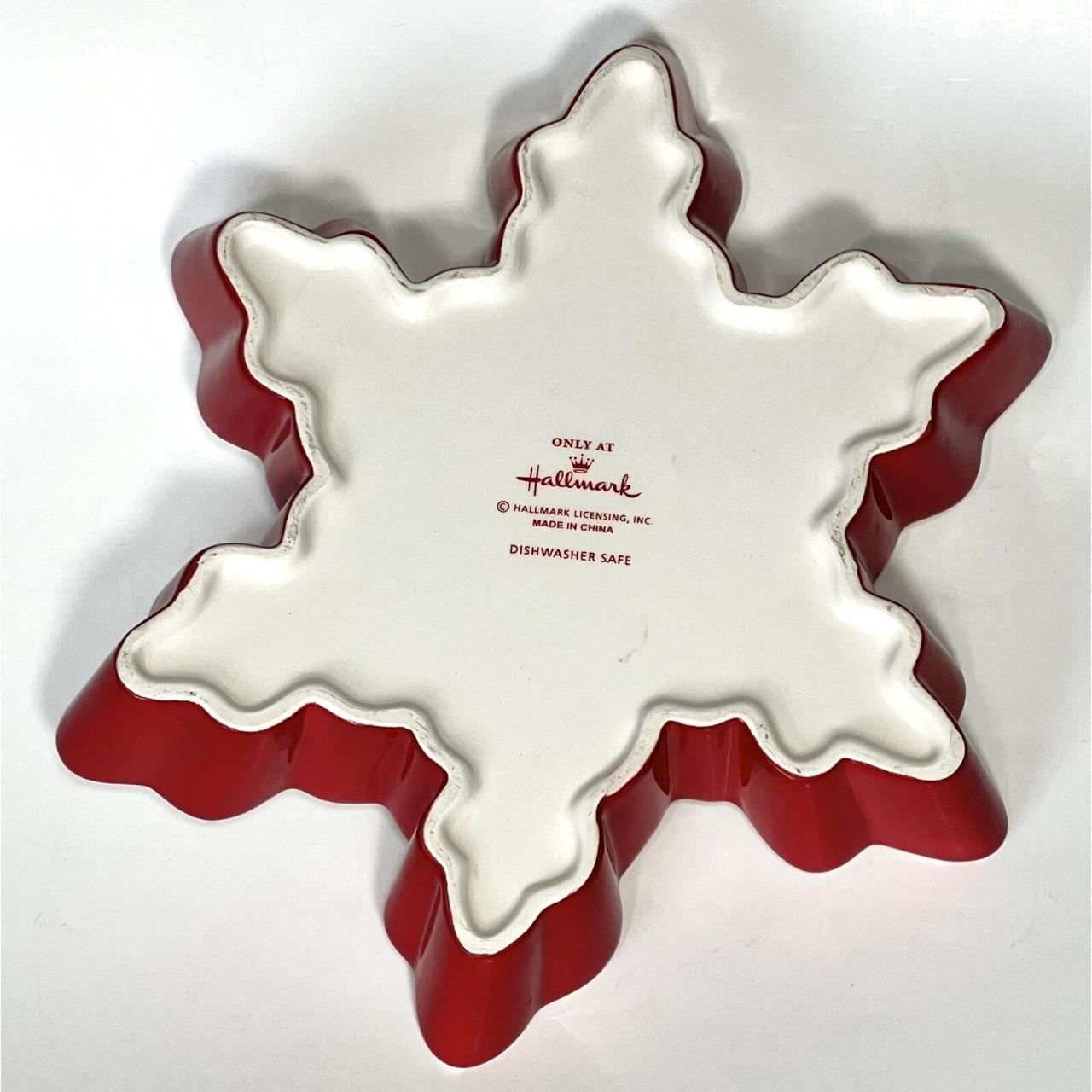 Hallmark (red & white with shiny silver accents)... - Depop