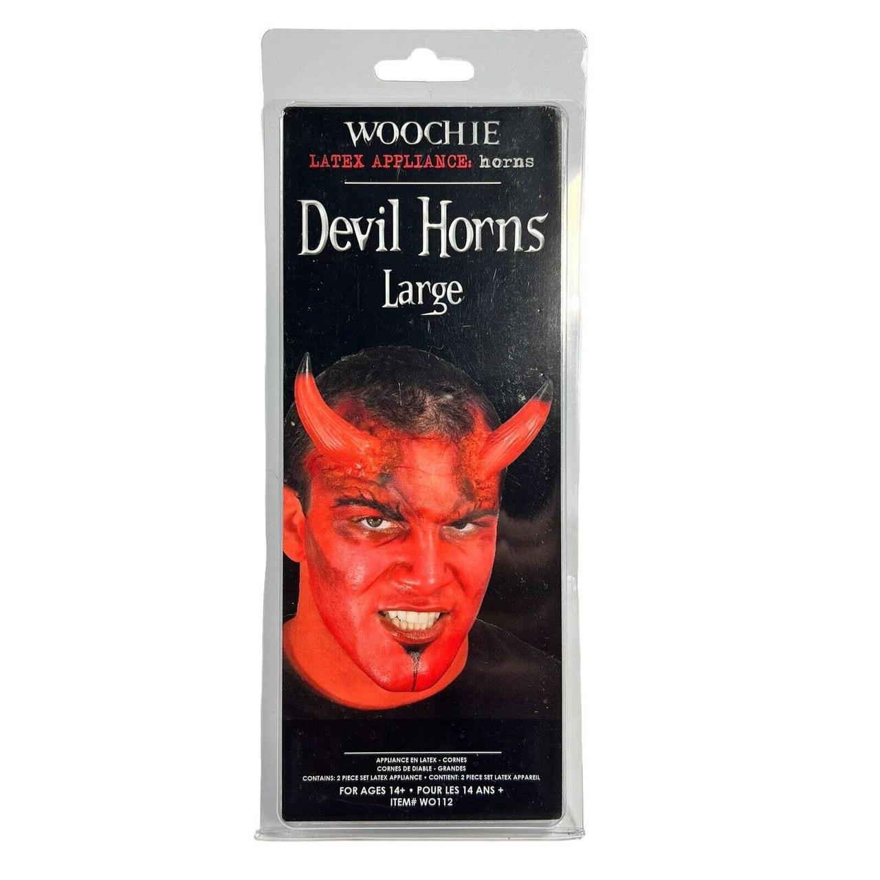 Woochie Large Devil Horns Latex Appliance for... - Depop