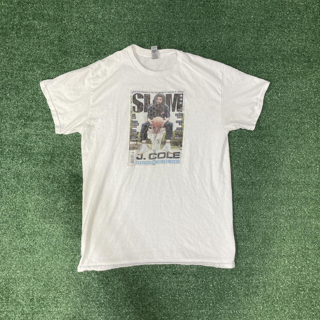 J Cole Slam Magazine Graphic Tee Men’s Size... - Depop