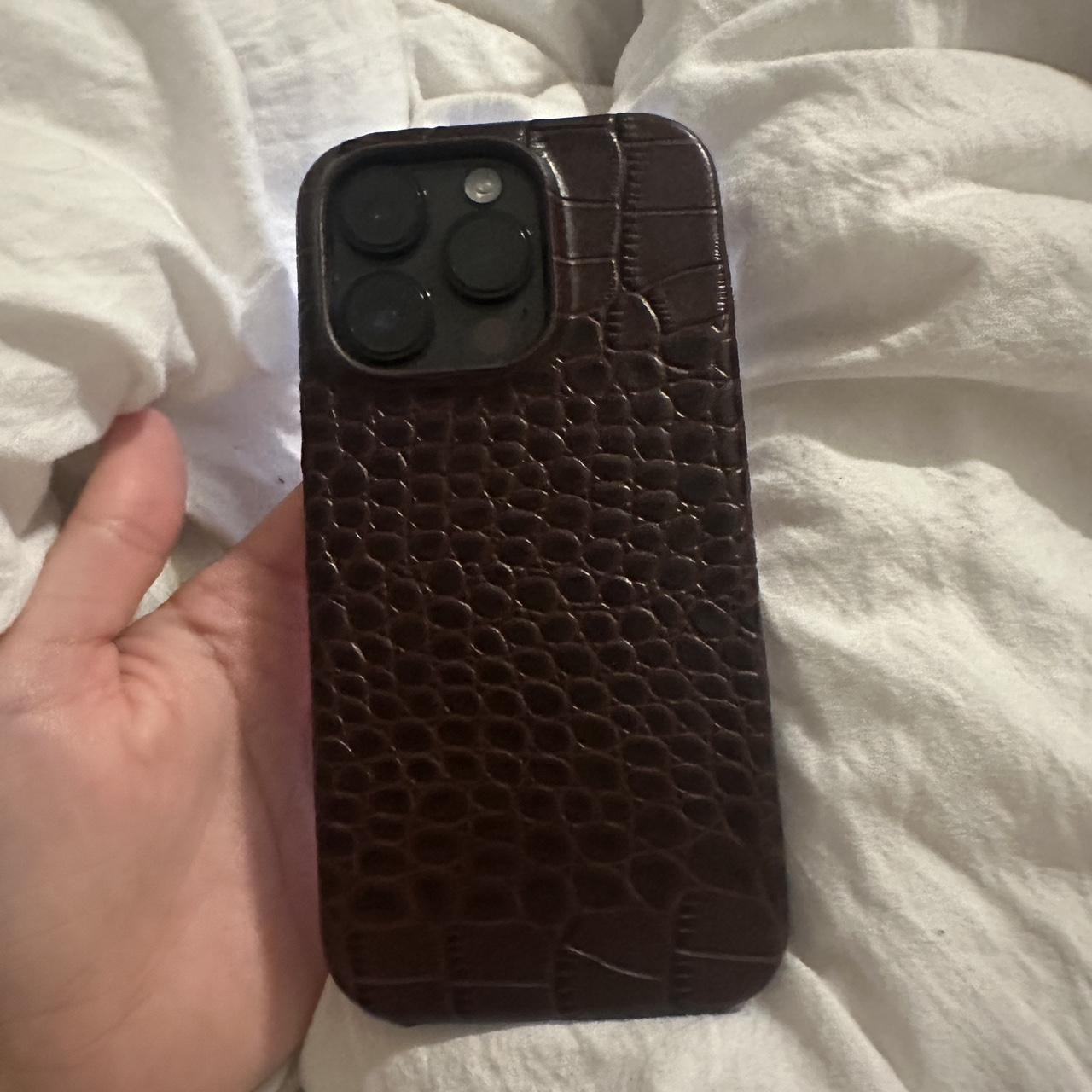 caipex crocodile phone 14 pro case, never used just... | Depop