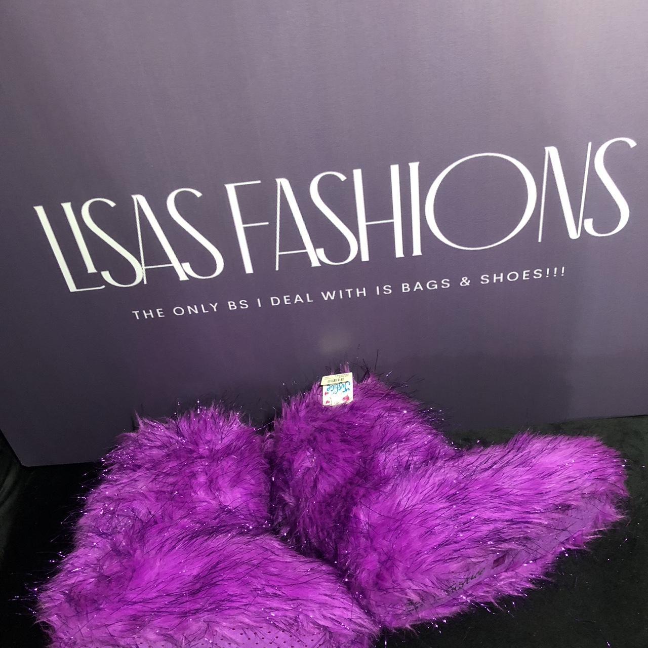 Justice Women's Purple Slippers | Depop