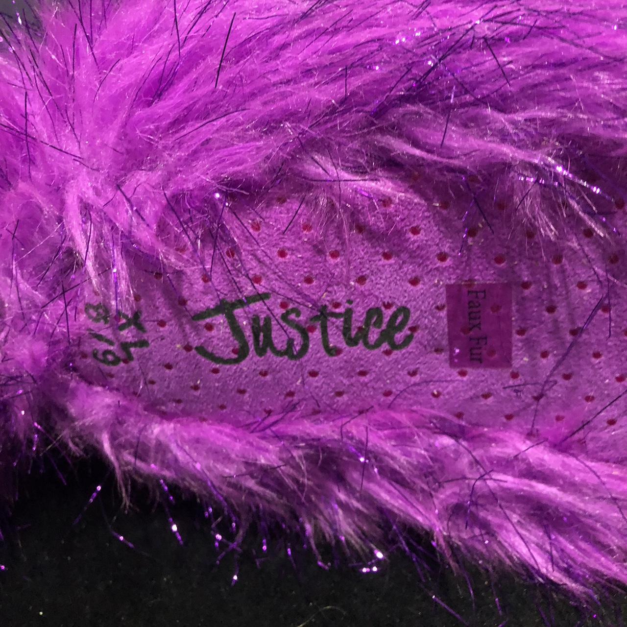 Justice Women's Purple Slippers | Depop