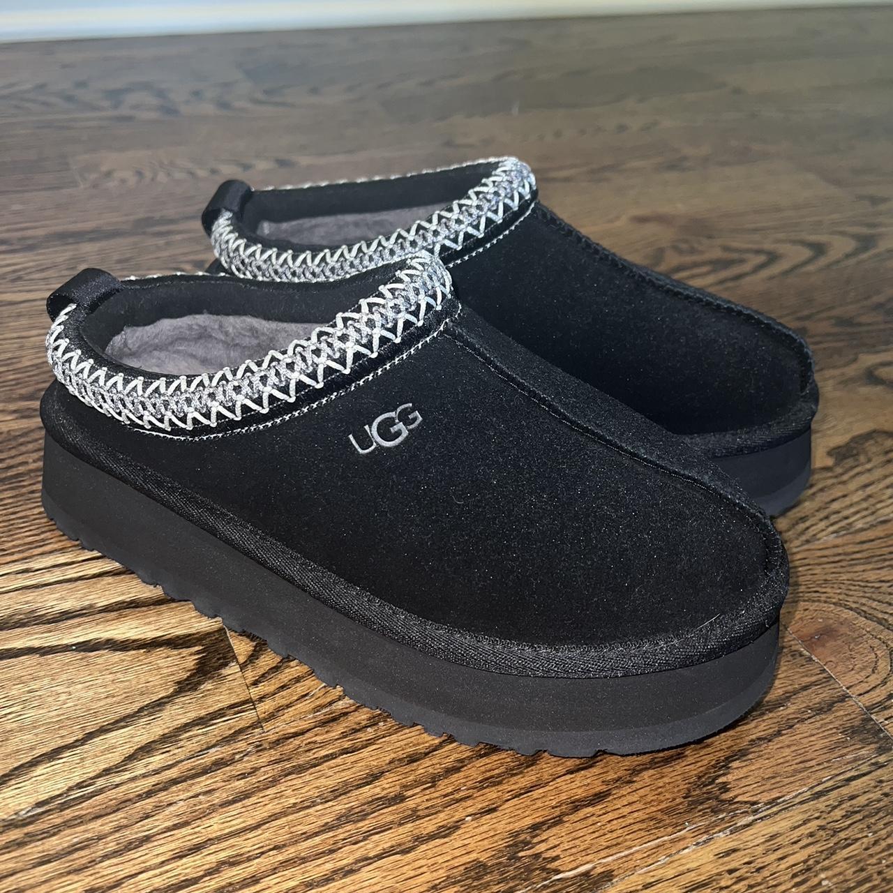 Black UGG Tasman slippers - Depop