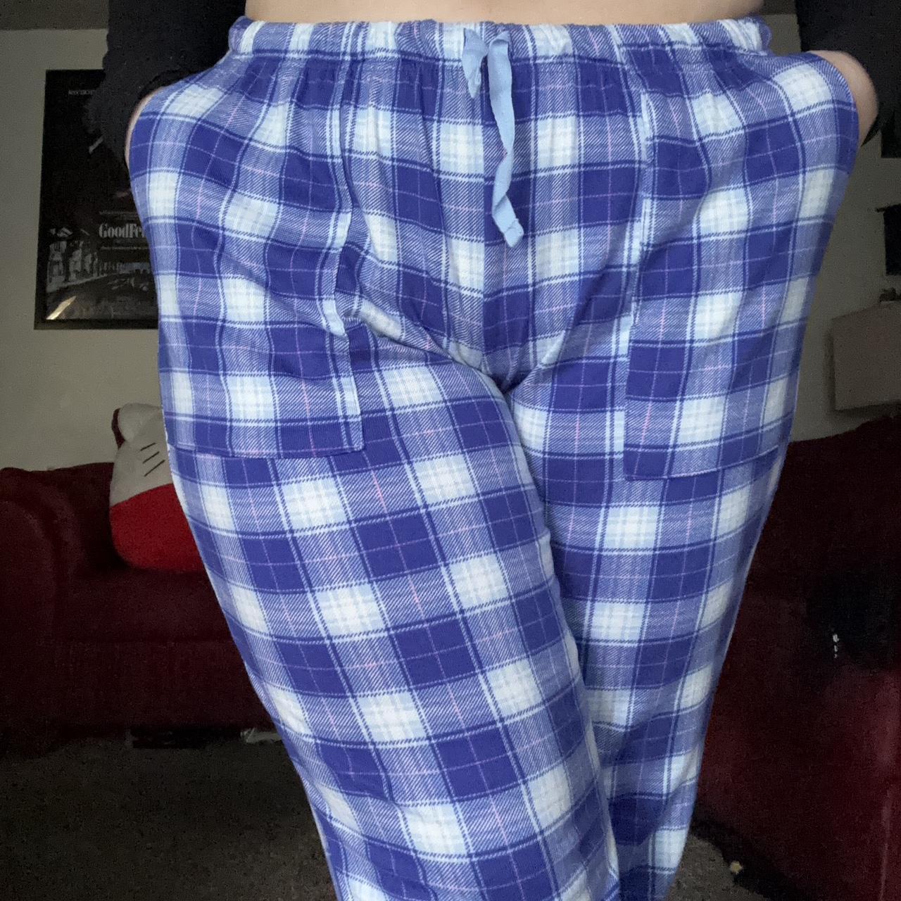 plaid sweats from walmart 2x - Depop