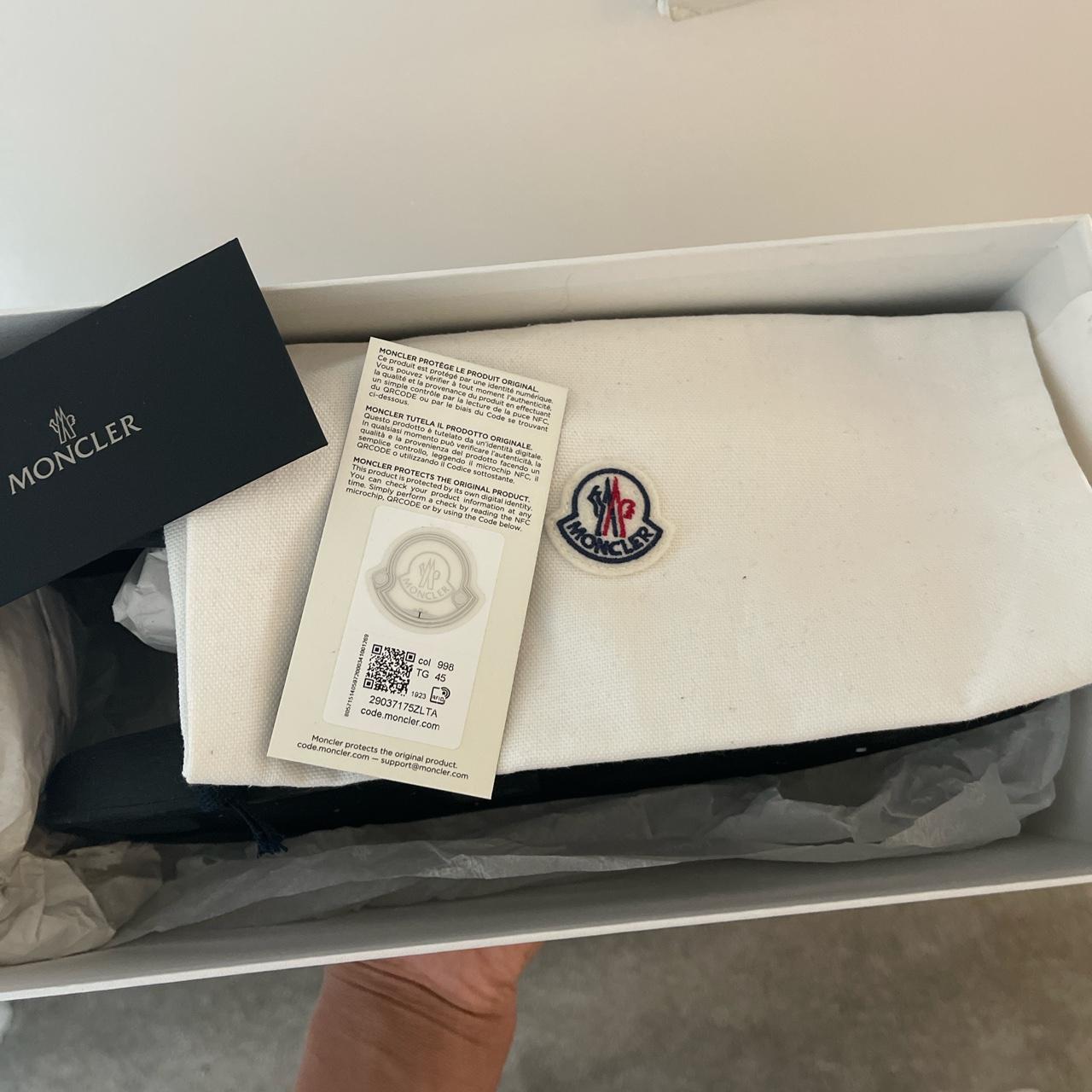 MONCLER - Men's Black Basile Sliders - Depop