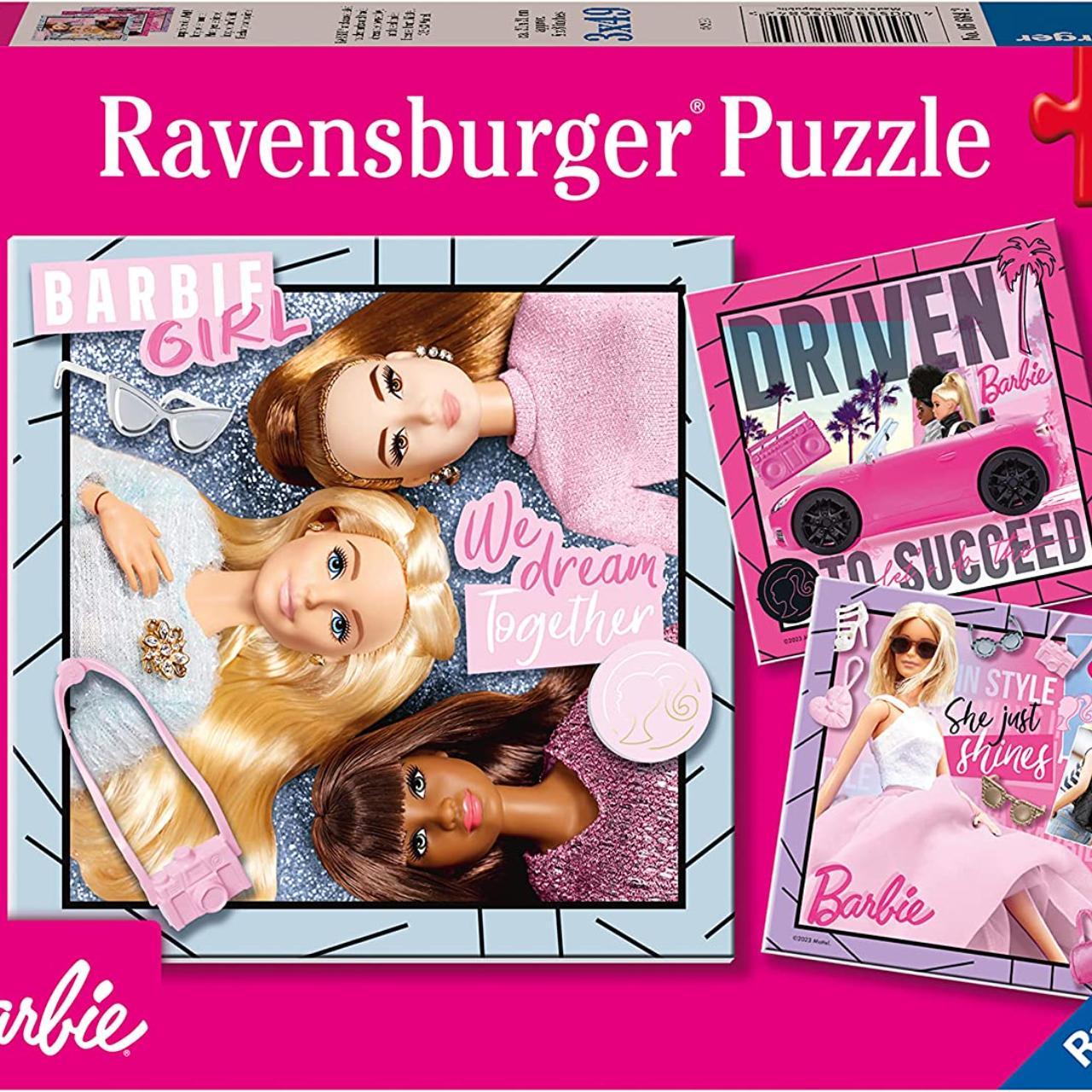 Ravensburger Barbie 3x 49 Piece Jigsaw Puzzles for... - Depop