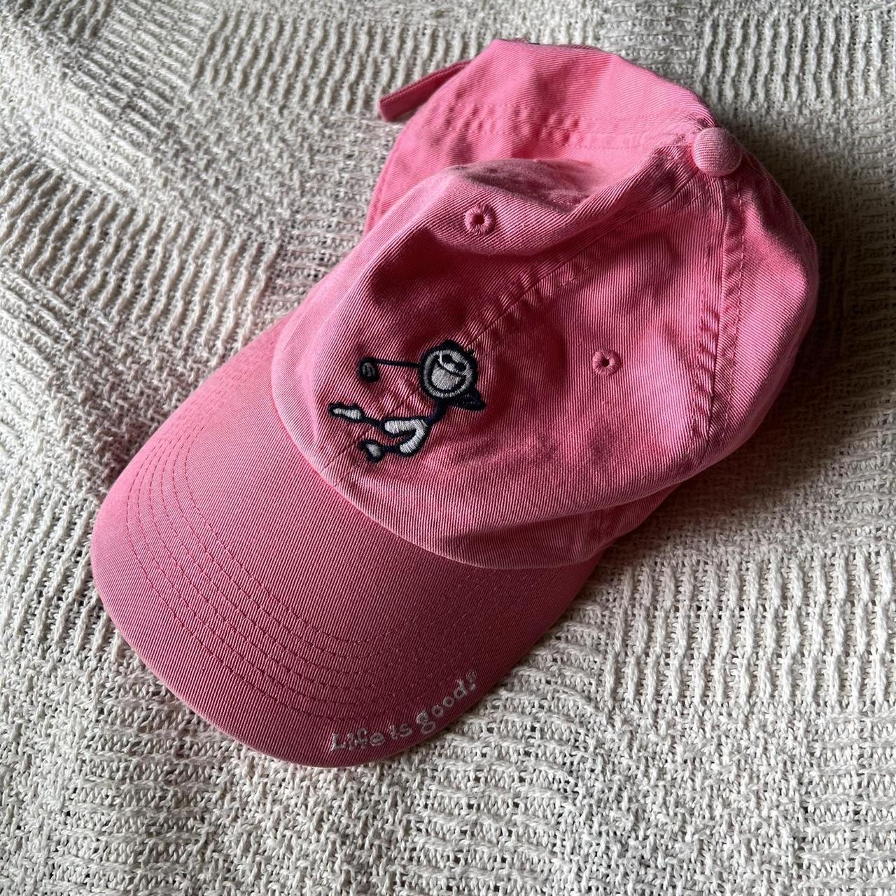 pink life is good hat! nearly perfect condition :)... - Depop