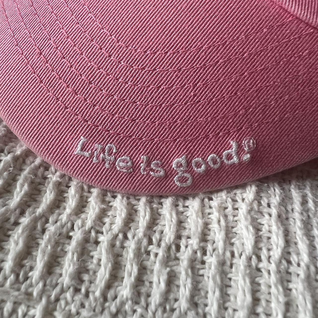 pink life is good hat! nearly perfect condition :)... - Depop