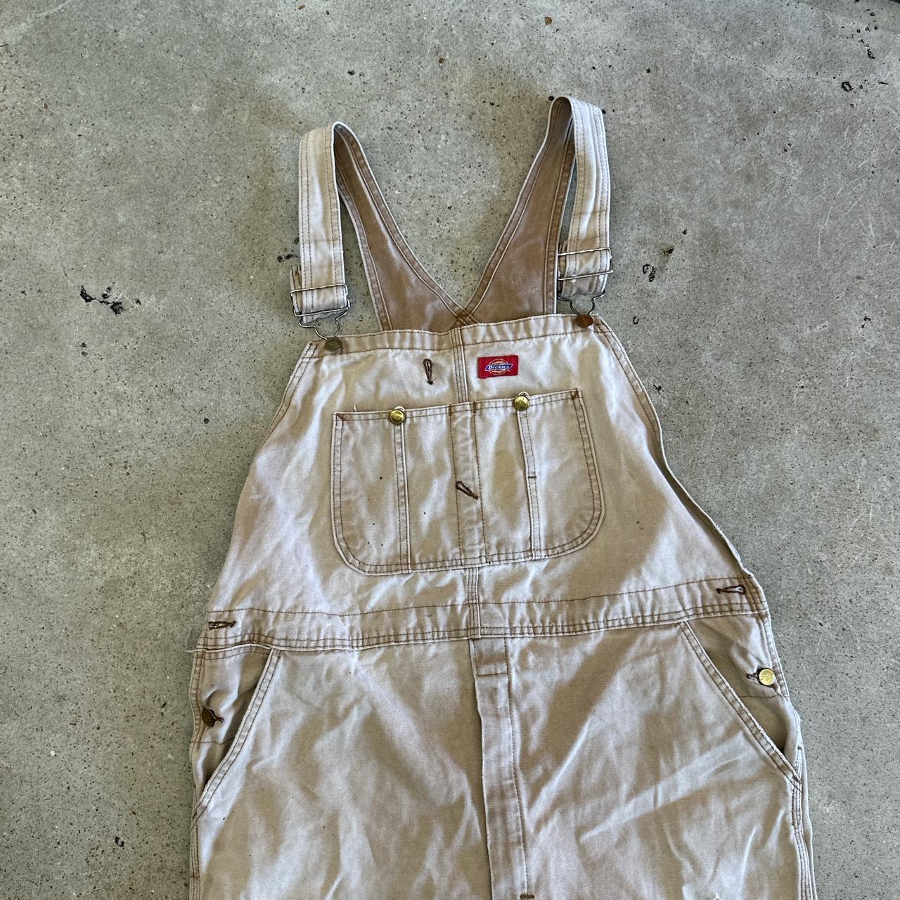 Vintage Dickies Overalls Tagged 42x30 30inseam... - Depop