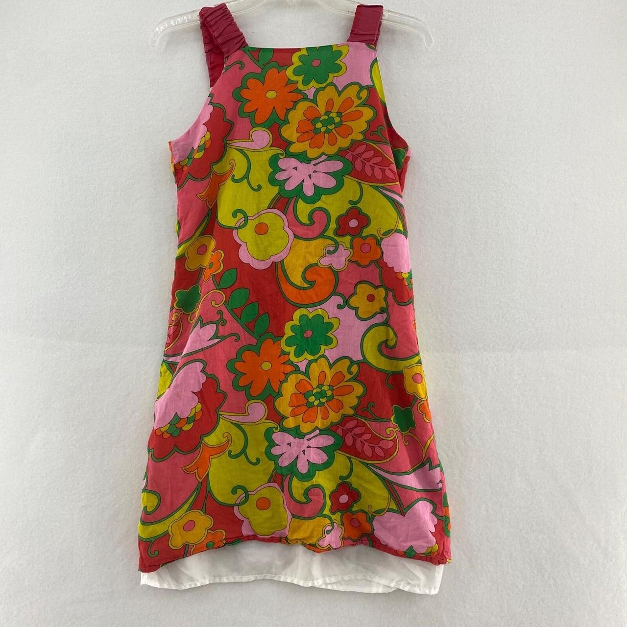 Maggie Breen Too Floral Dress Retro 60s Style... | Depop
