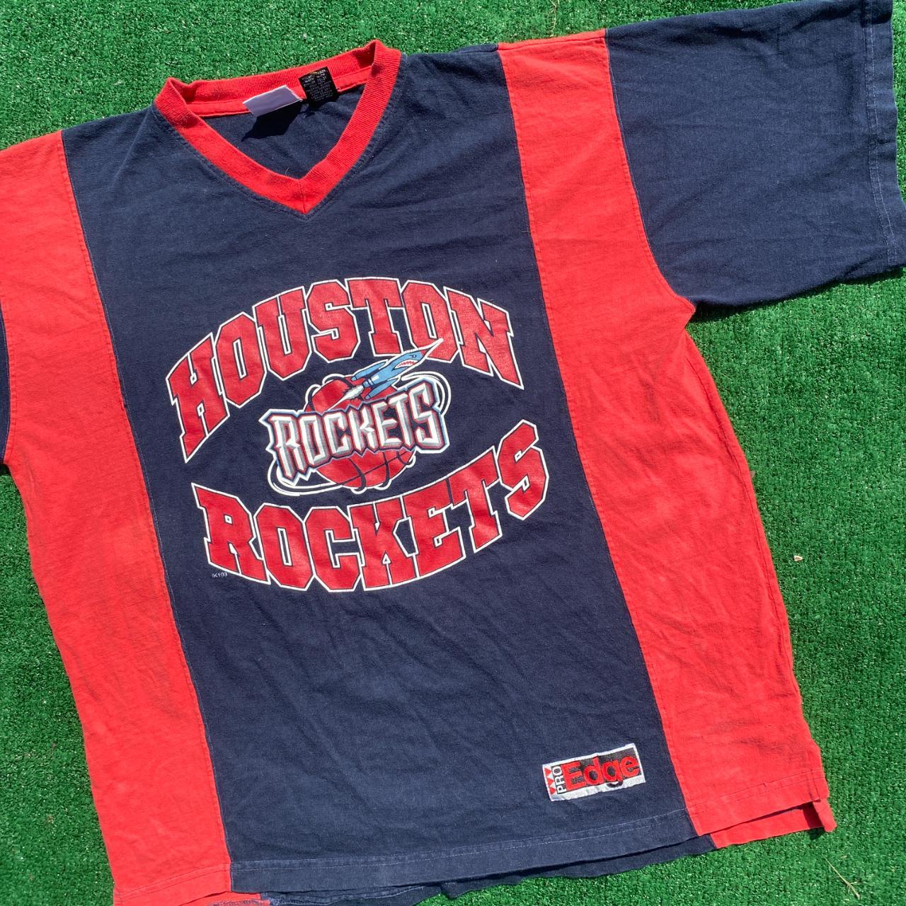 1997 Houston Rockets Tee fade LARGE - Depop