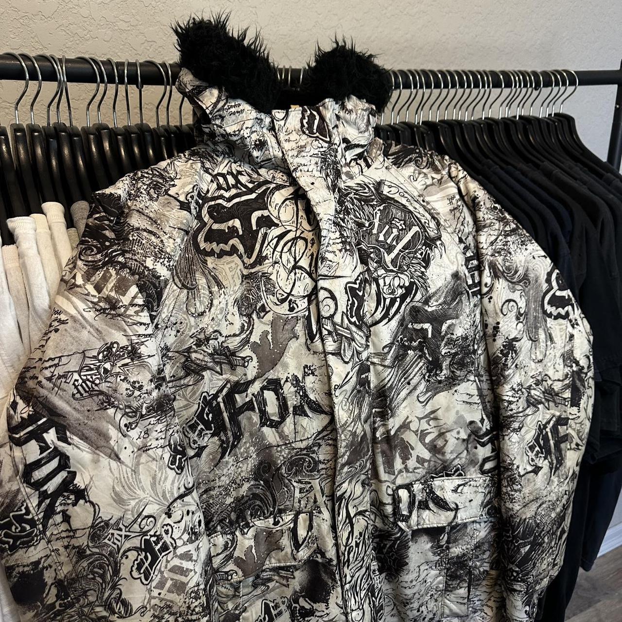 Vintage Y2K Rare Fox Racing Snowmobile/ Snowboard... | Depop