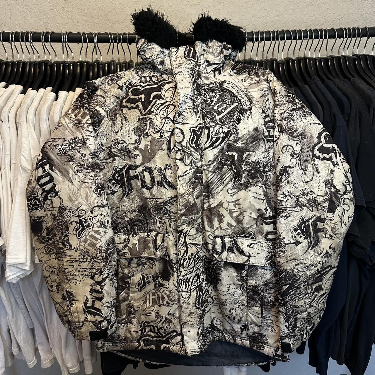 Vintage Y2K Rare Fox Racing Snowmobile/ Snowboard... | Depop