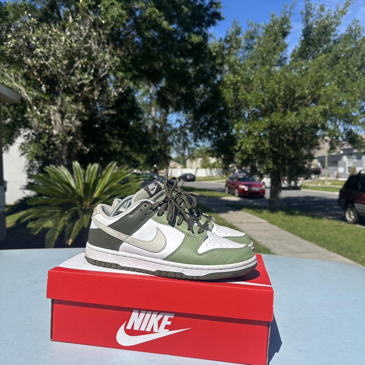 Nike Dunk Low Oil Green Cargo Khaki men’s US 8.5 ... - Depop