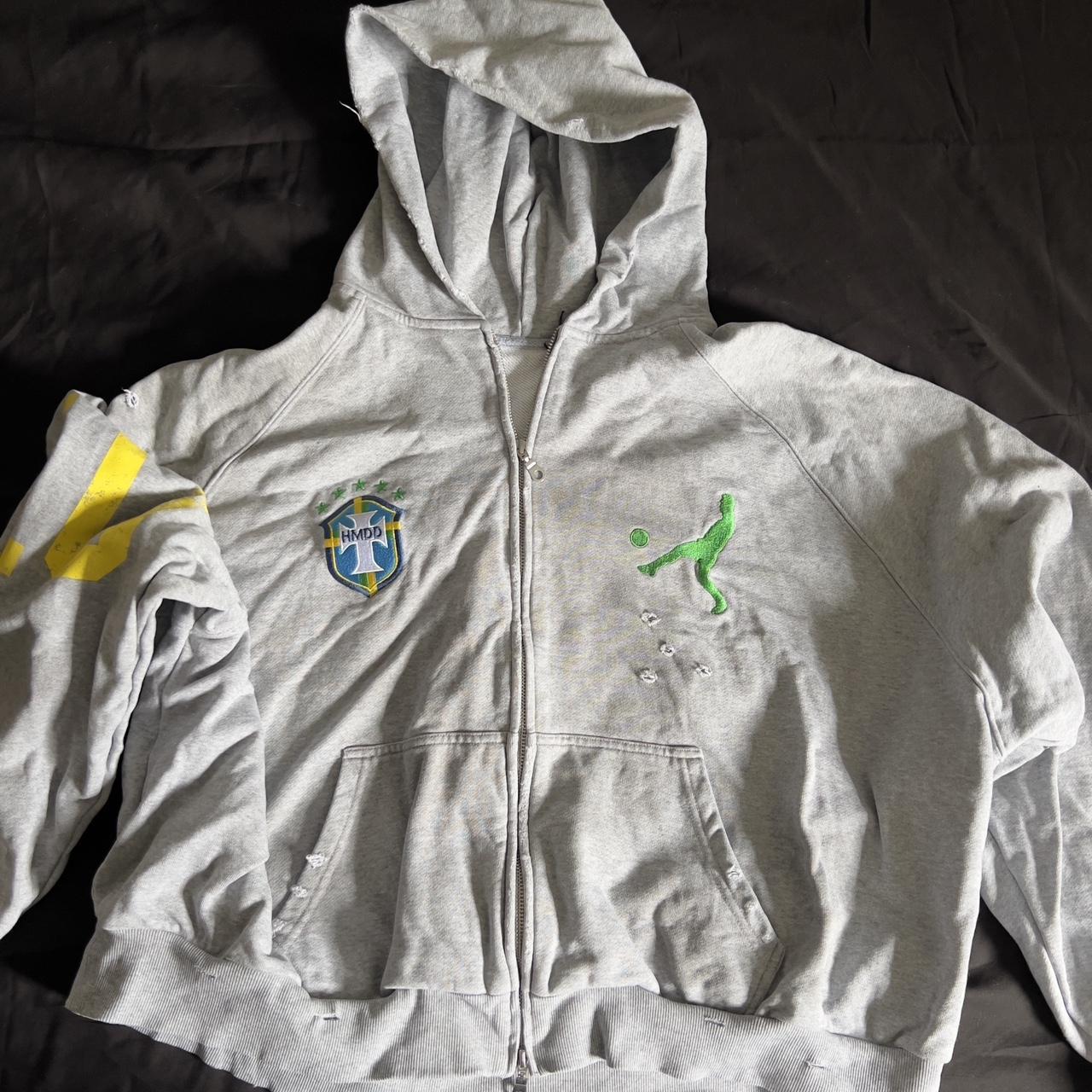 HMDD Brazil zip up Size large Used but basically... - Depop