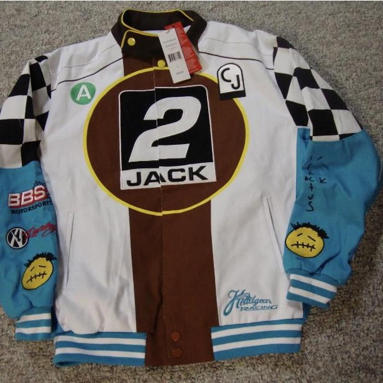 Special Edition Travis Scott Cactus Jack Racing Jacket - Depop