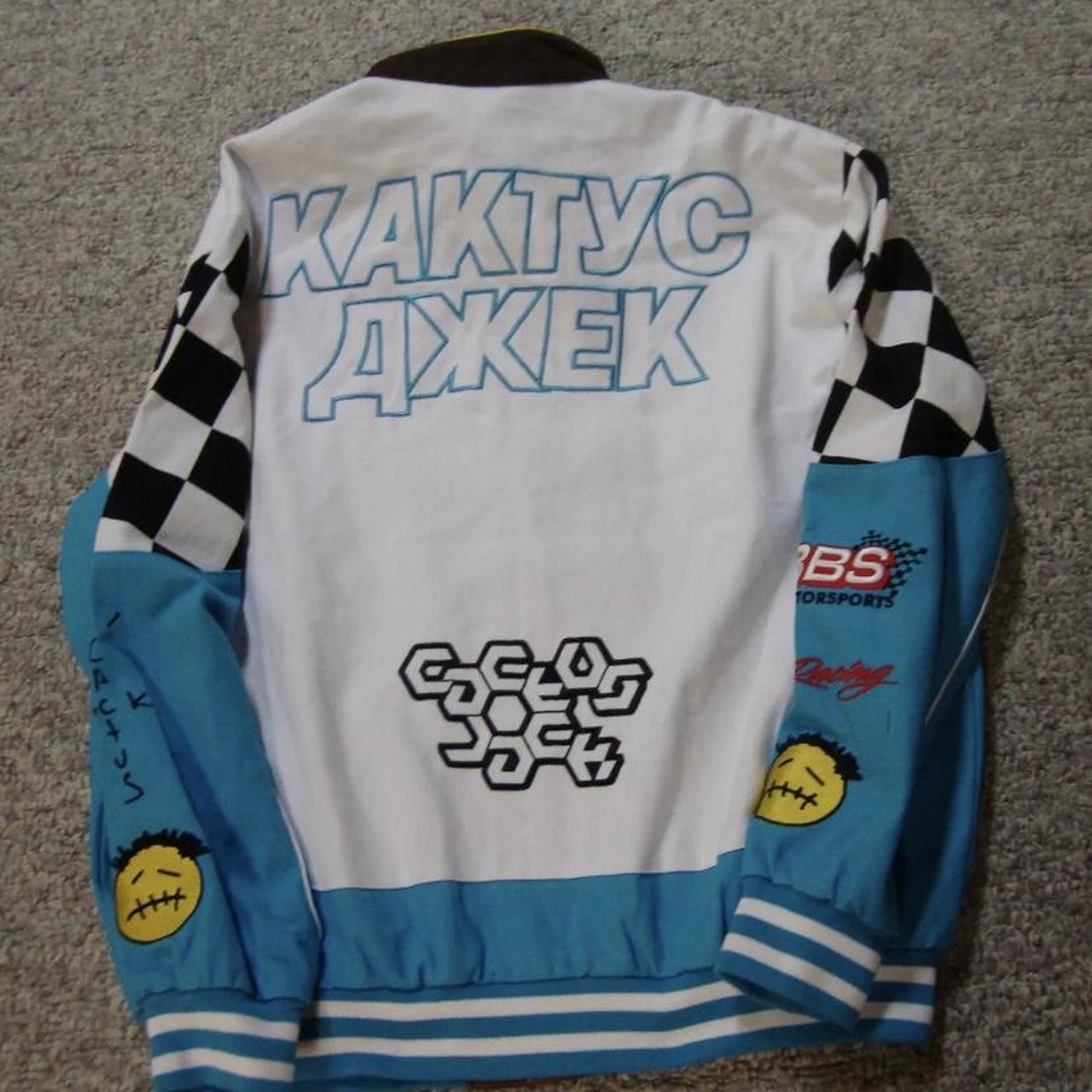 Special Edition Travis Scott Cactus Jack Racing Jacket - Depop