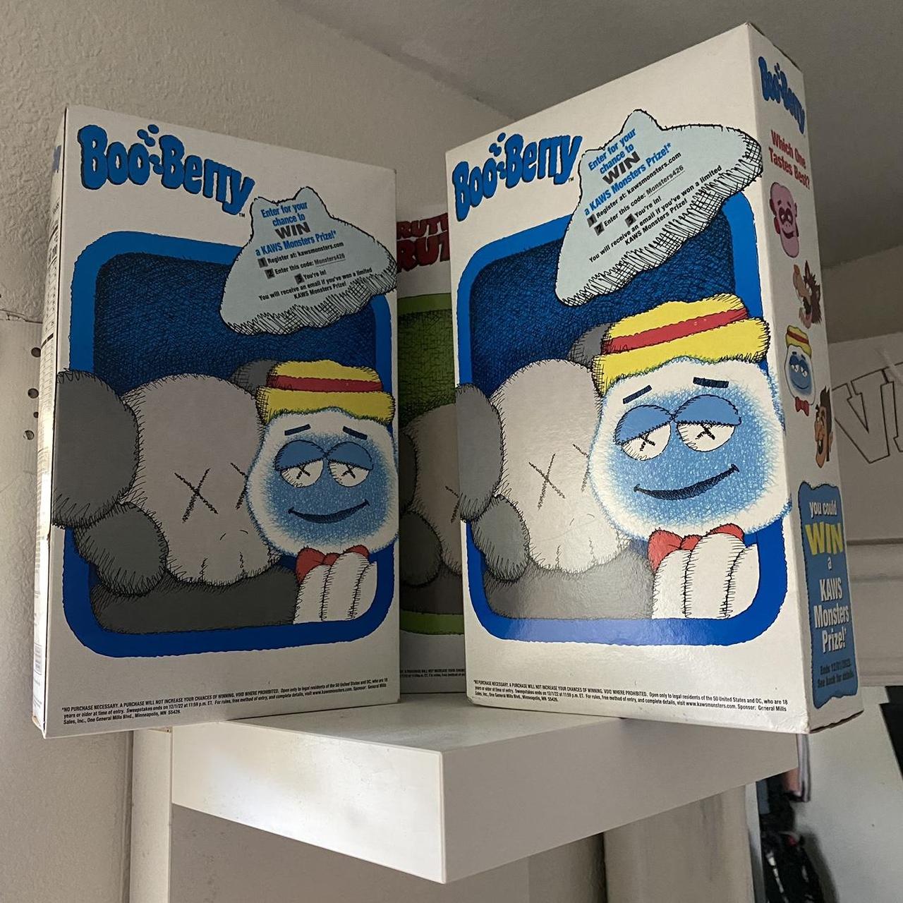 Boo berry X Kaws cereal Have not opened Great... | Depop