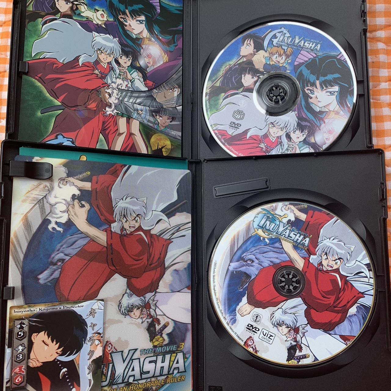 Inuyasha Movie dvds 1 and 2 comes with some extra... - Depop