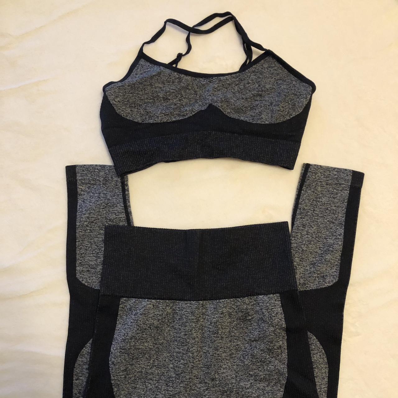 Black and Gray Gym Set - Selling together Size... - Depop