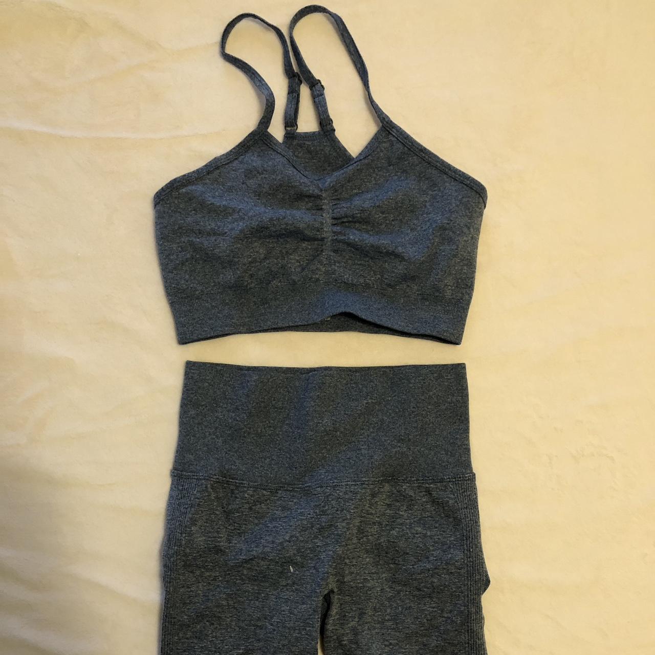 Blue gym set - Selling together Size Small Padding... - Depop