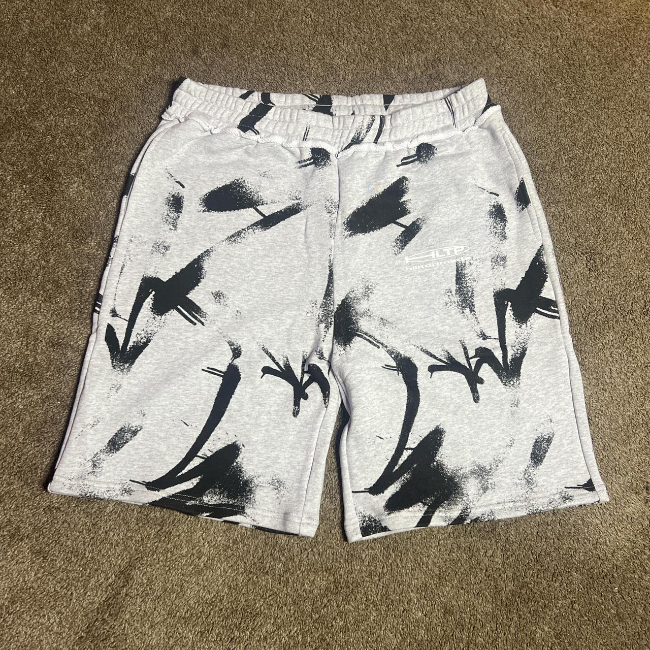 New Grey Graffiti Shorts Size Large Bought them n... | Depop