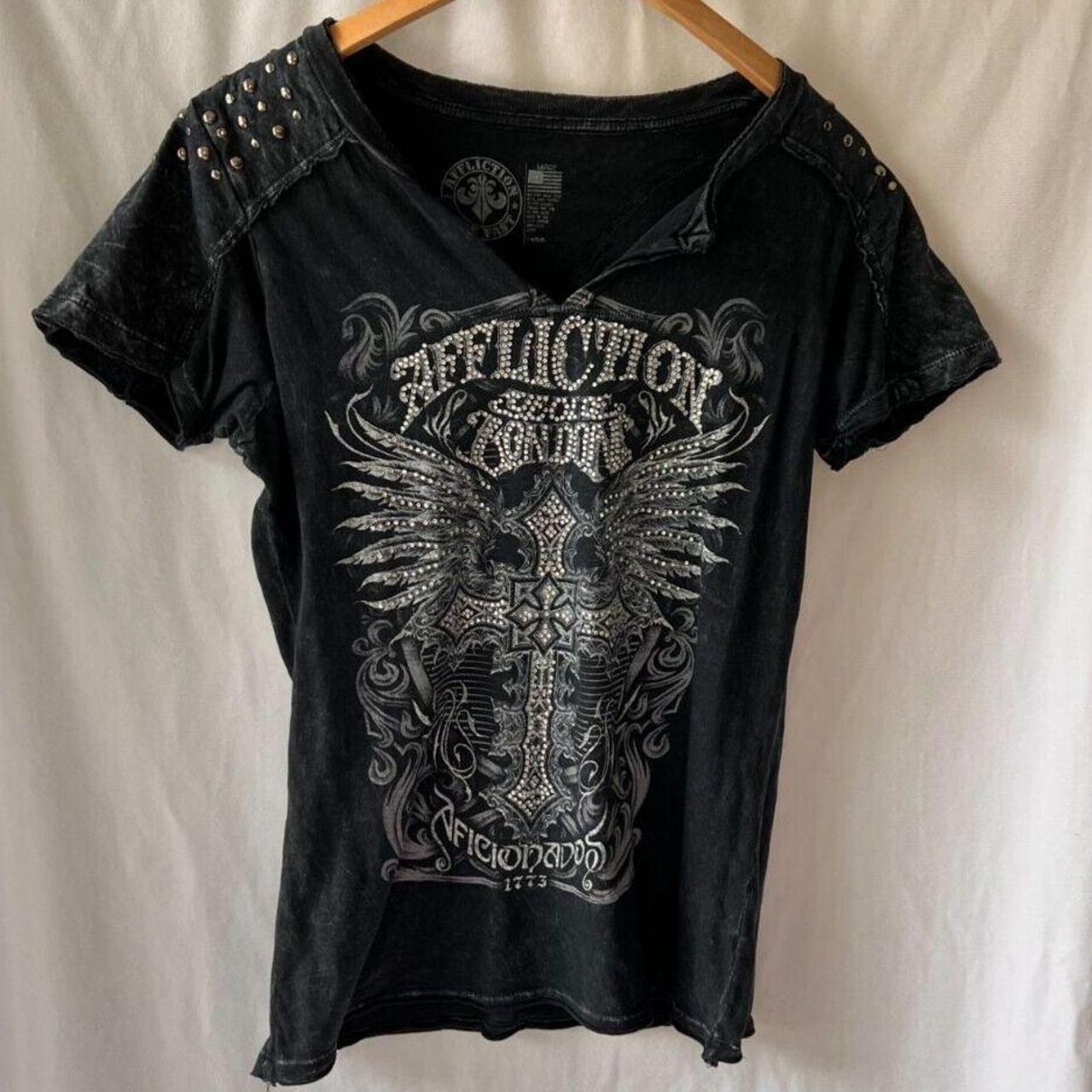 Affliction Live fast Made in Mexico 100%... - Depop