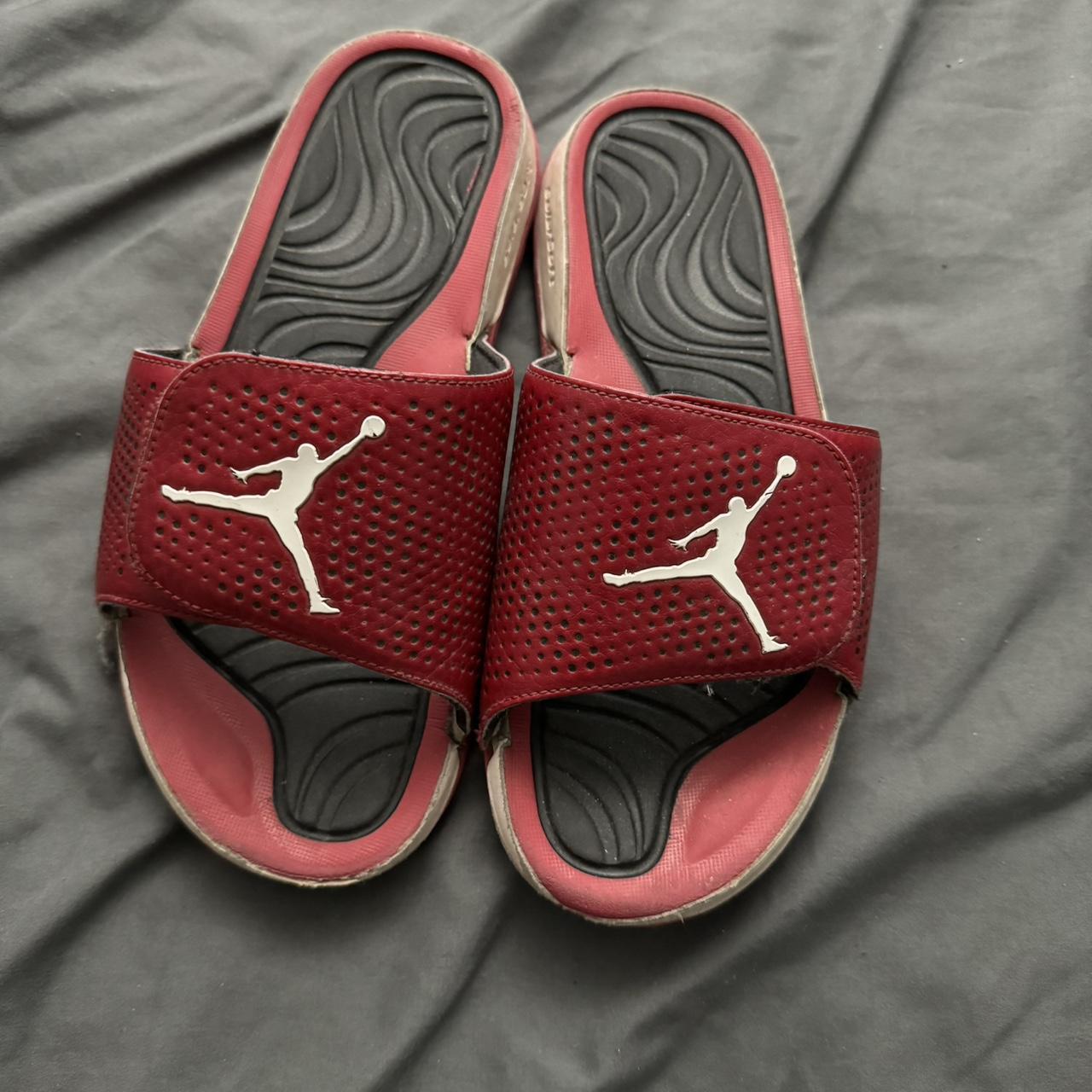 Used Jordan slides size 8 Will clean as much as I... - Depop
