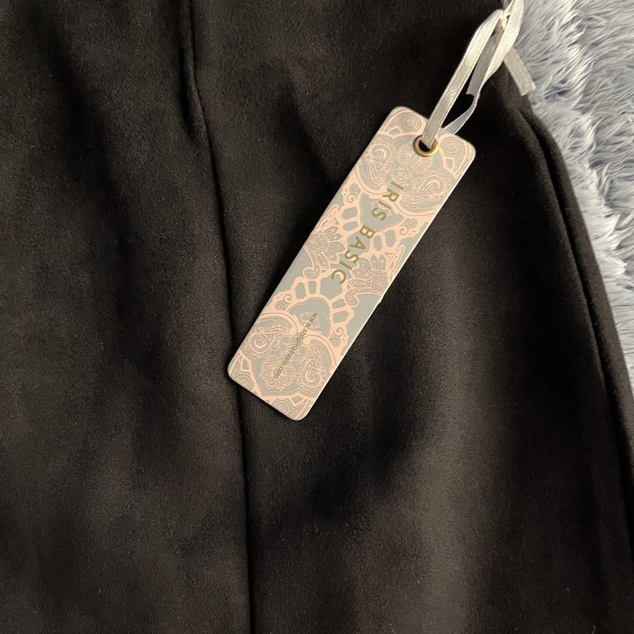 Iris Basic Black Mini Skirt Color: Black Size: Small - Depop