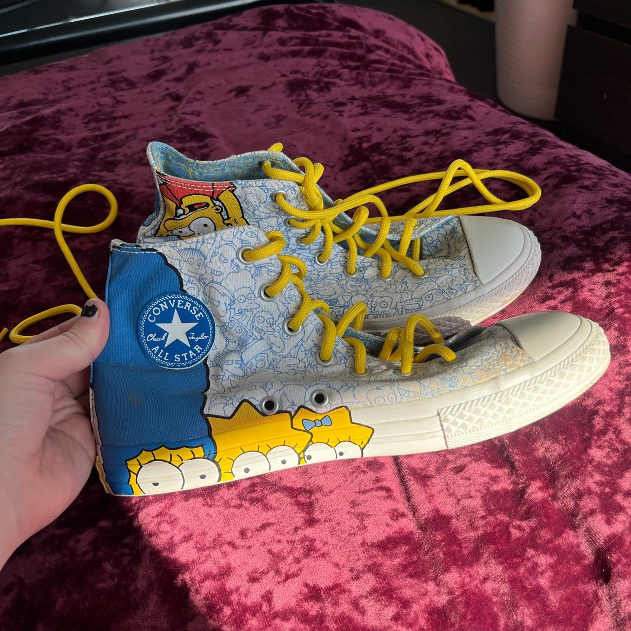 Limited edition Simpsons converse - from 2013 Way... - Depop