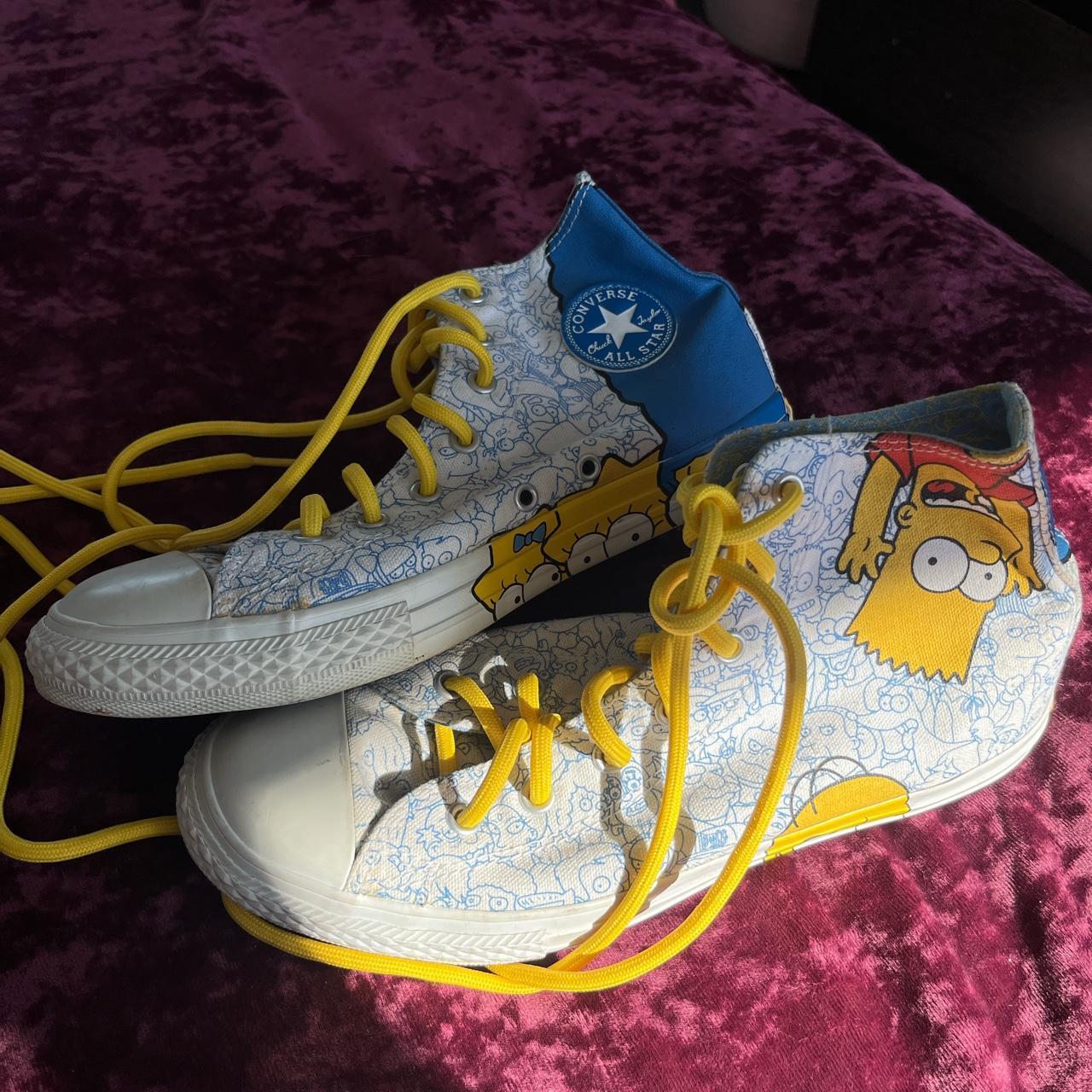 Limited edition Simpsons converse - from 2013 Way... - Depop