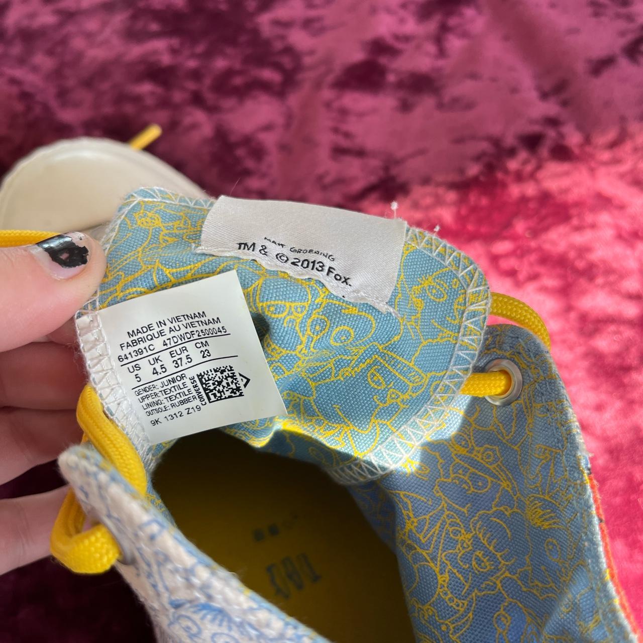 Limited edition Simpsons converse - from 2013 Way... - Depop