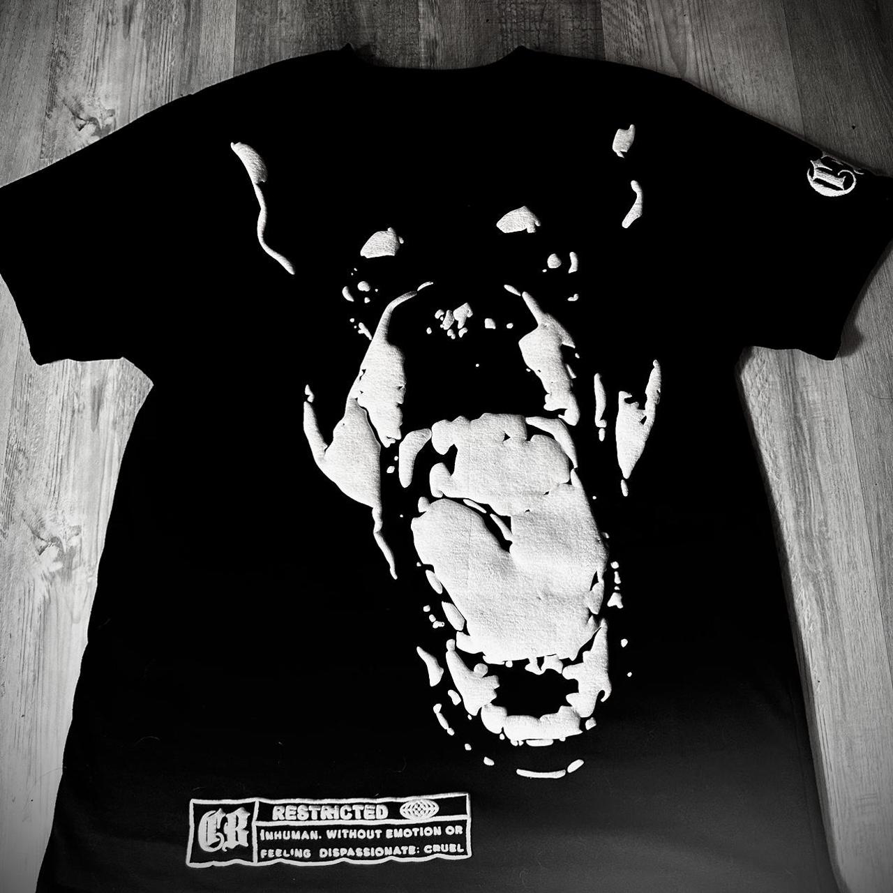 HEAVY WEIGHT 10oz tees Puff Print & Embroidery -... - Depop