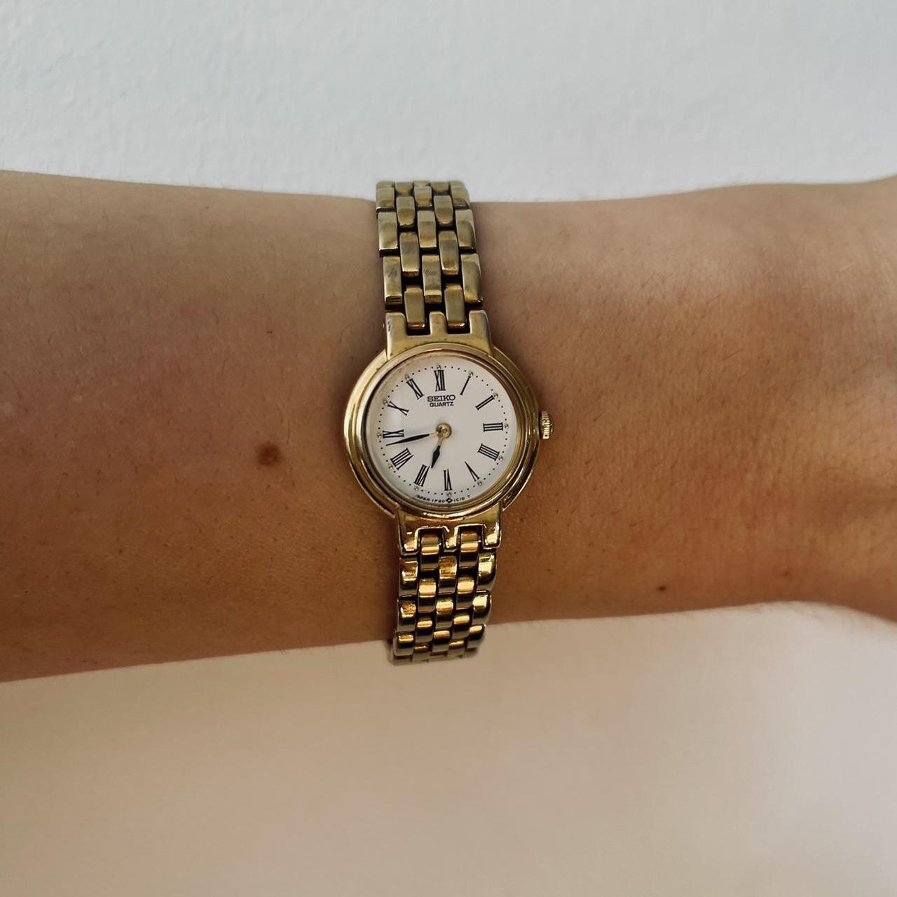 Seiko Women's Gold Watch | Depop