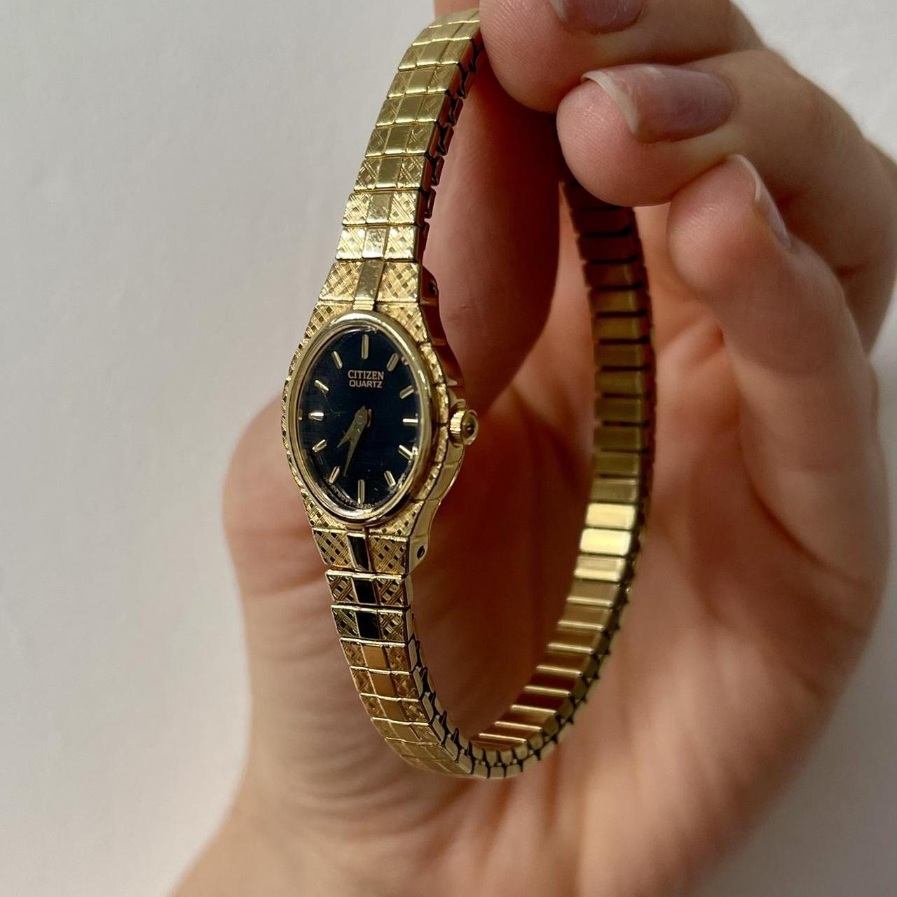 Vintage Citizen Quartz Ladies Wrist Watch Gold... - Depop