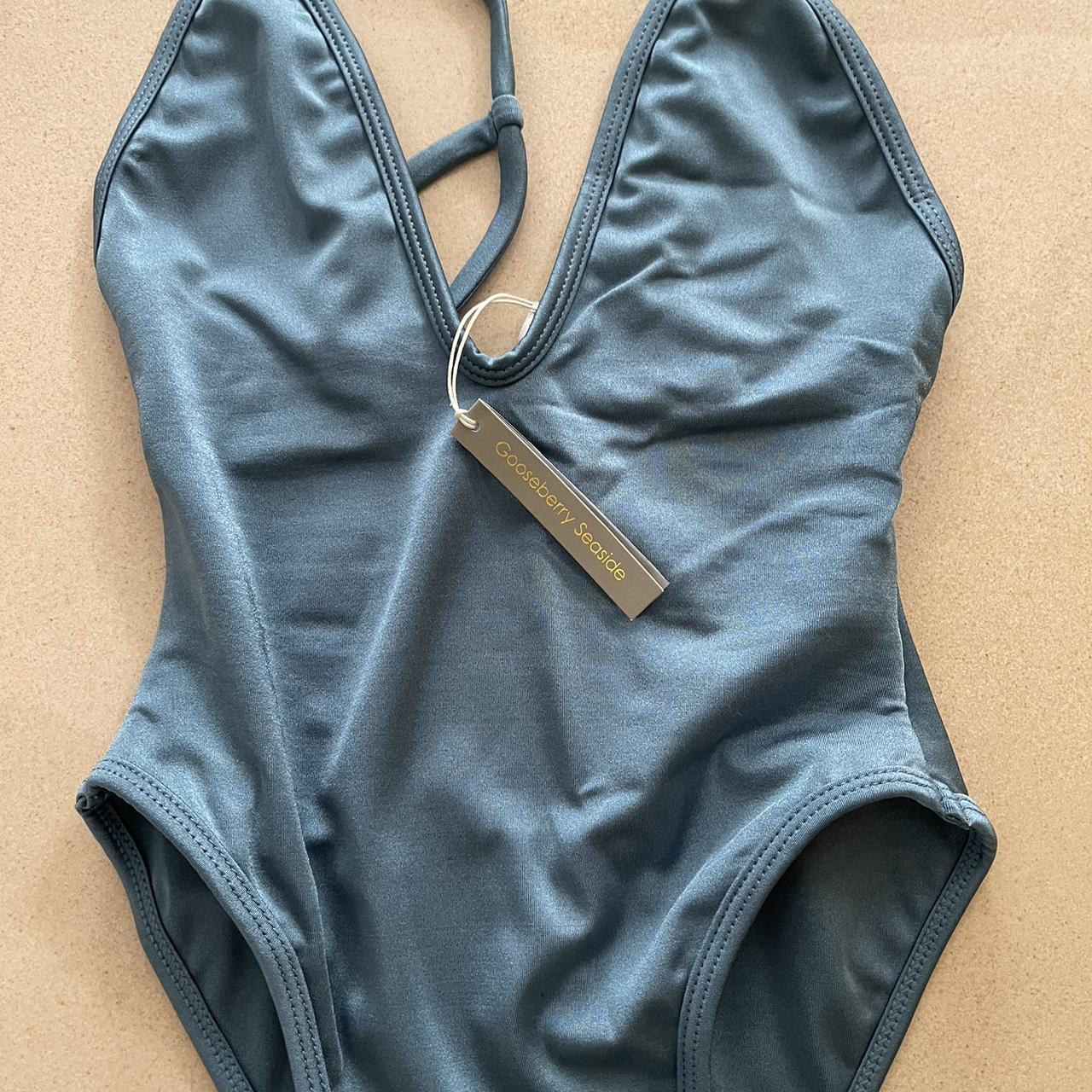 Gooseberry 1 piece bathing suit, color LAGOON size XS - Depop