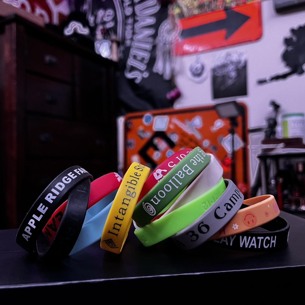 12 random bracelets/wrist-bands what every you want... - Depop