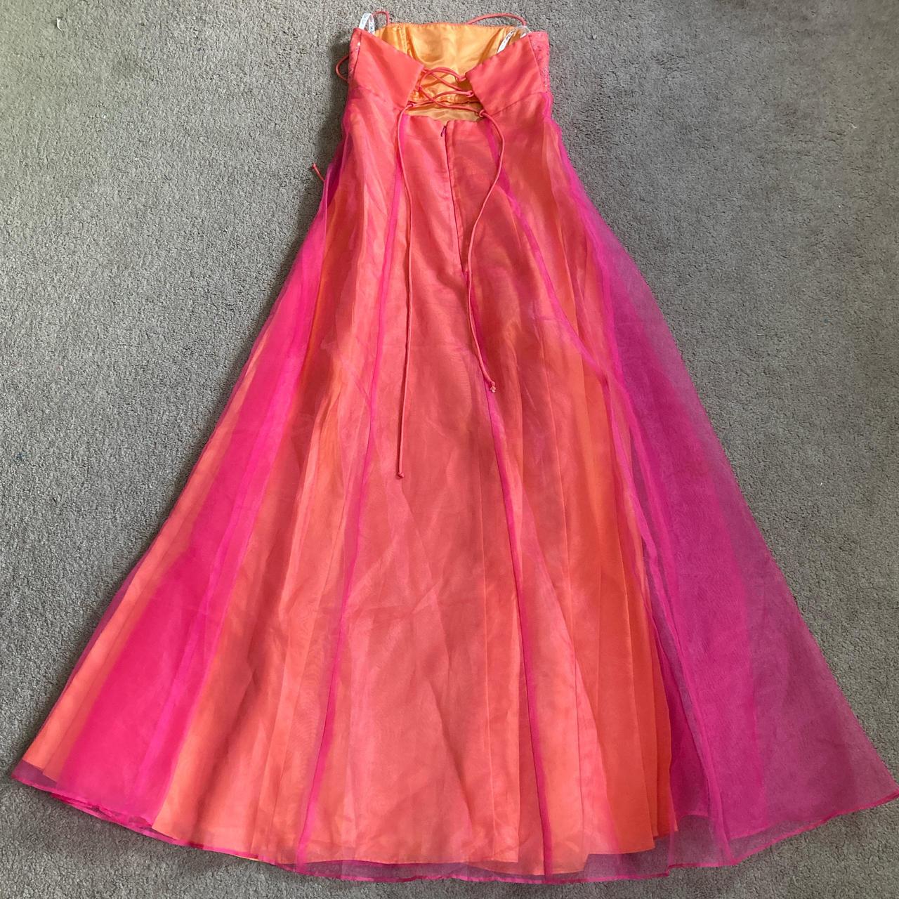 Y2K beaded Prom dress Vintage y2K empire waist maxi... - Depop