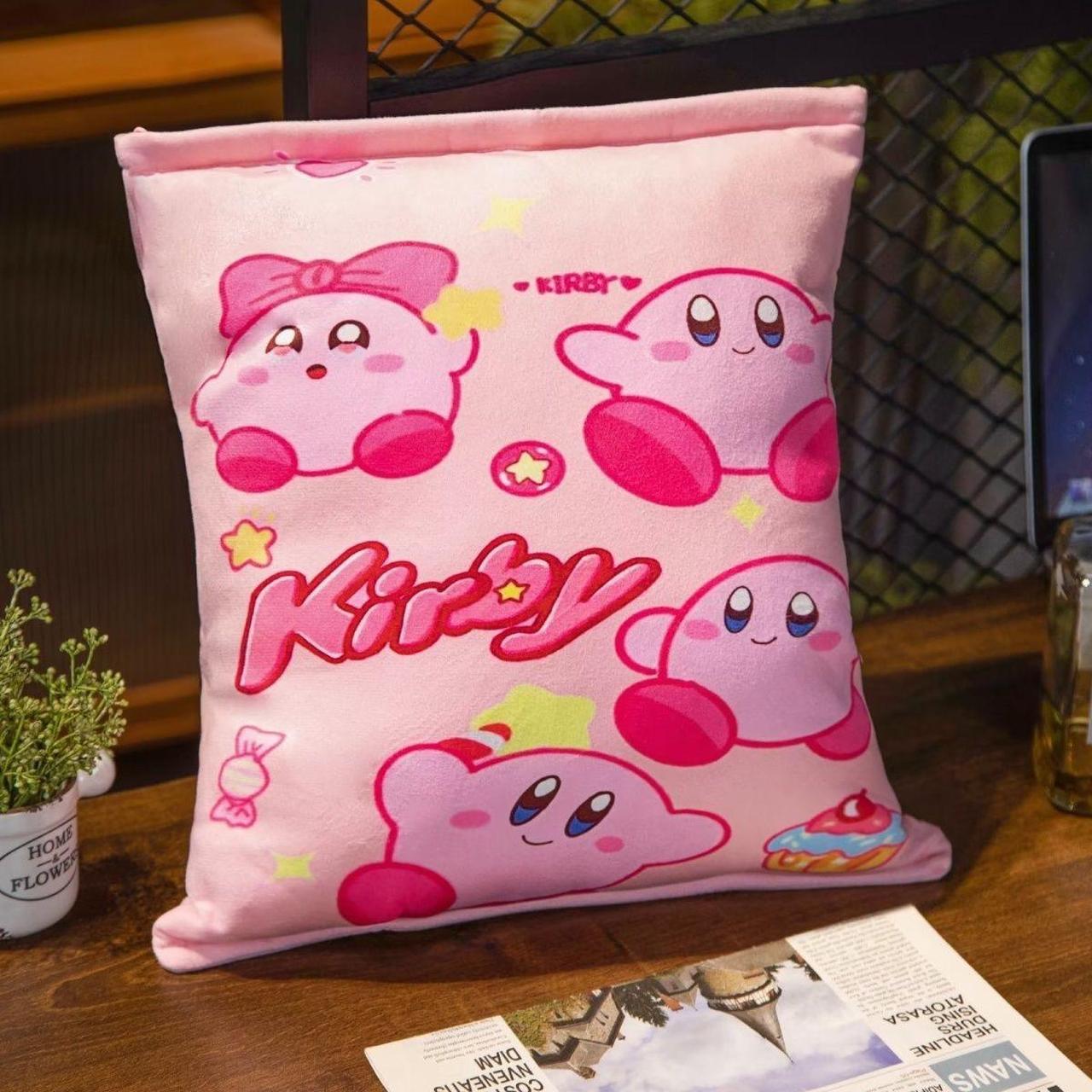 Brand new Kirby throw decoration pillow Includes: a... - Depop