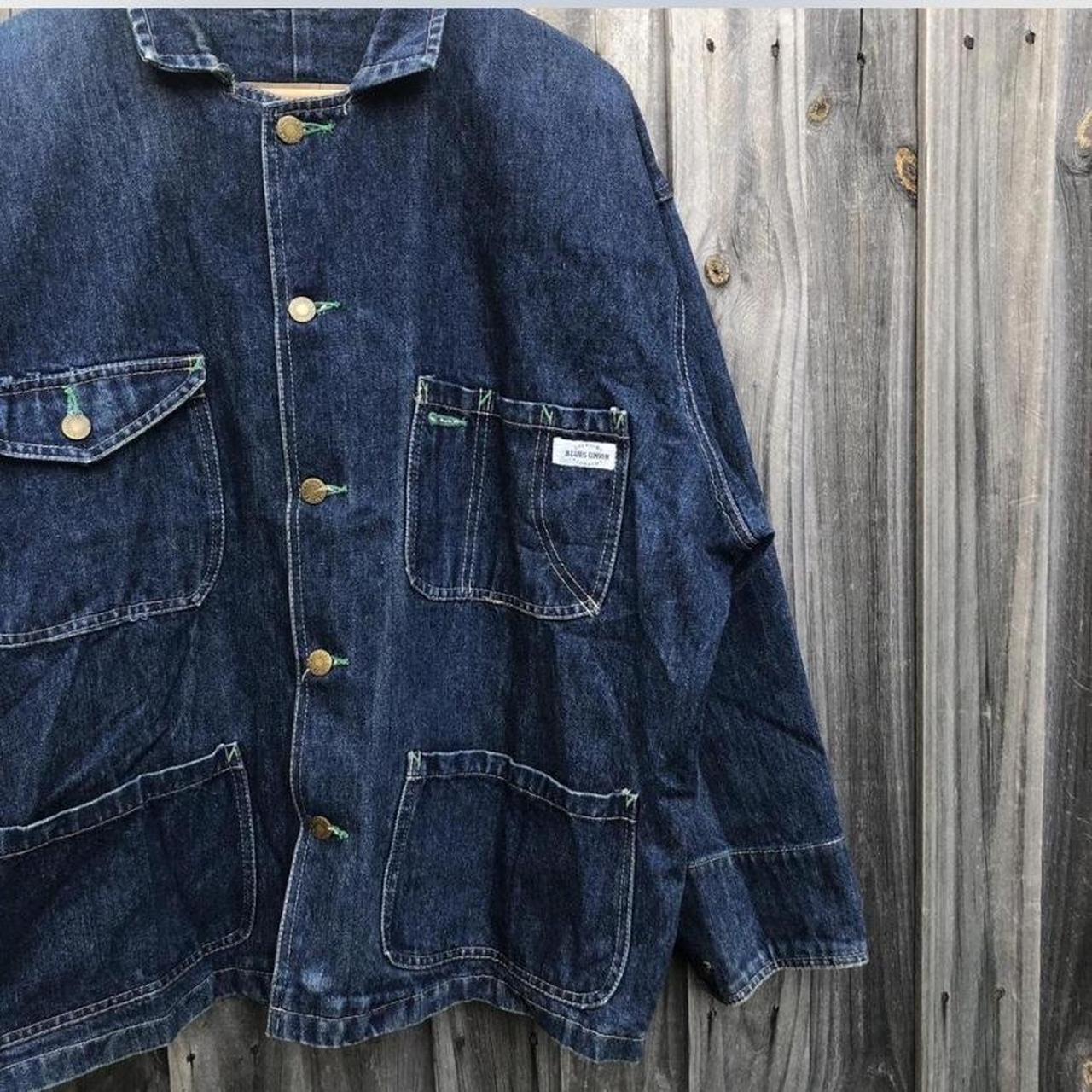 True vintage 1980s blue union denim jacket - Depop
