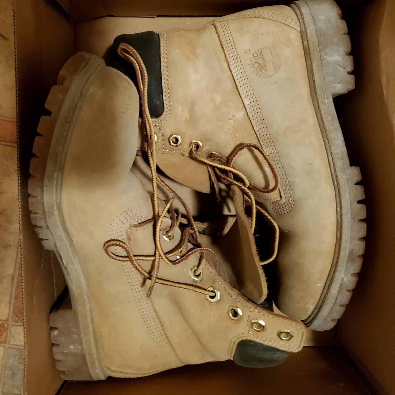 Mens size US 7 Timberland working boots Used, WILL... - Depop