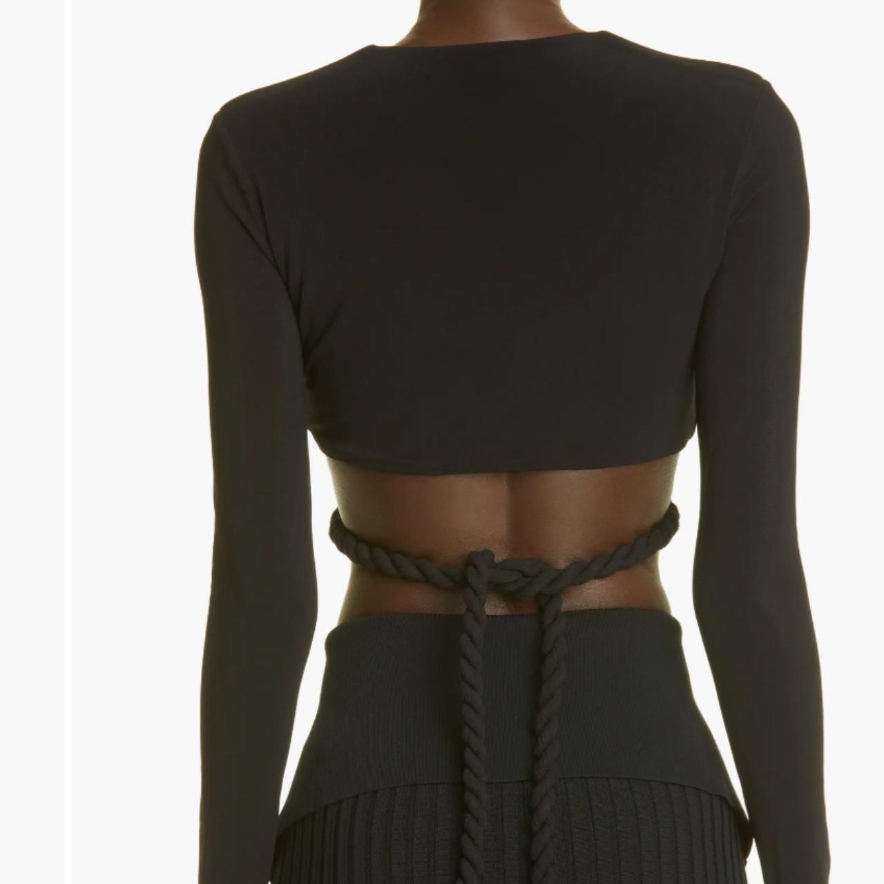 Dion Lee rope crop wrap top (only a couple months... - Depop