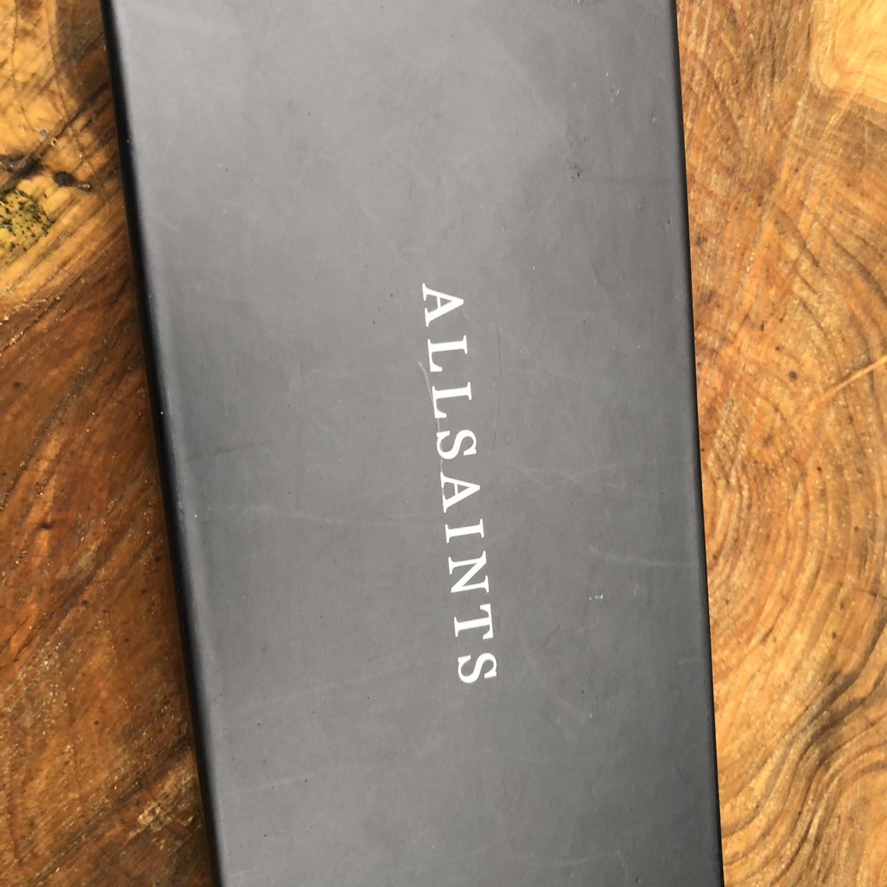 Allsaints soft black leather driving gloves M/L New... - Depop